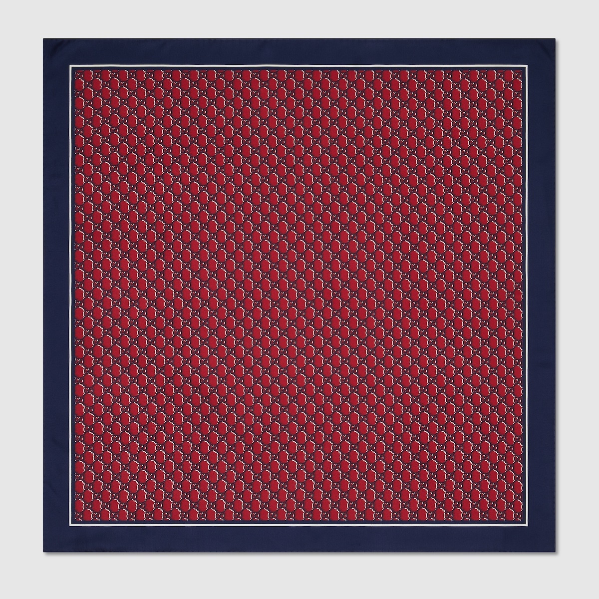 GUCCI GG print silk carré | REVERSIBLE