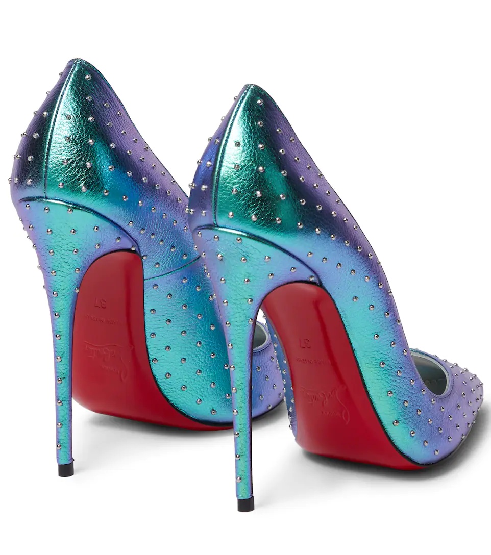 Christian Louboutin So Kate 120 embellished leather pumps | REVERSIBLE