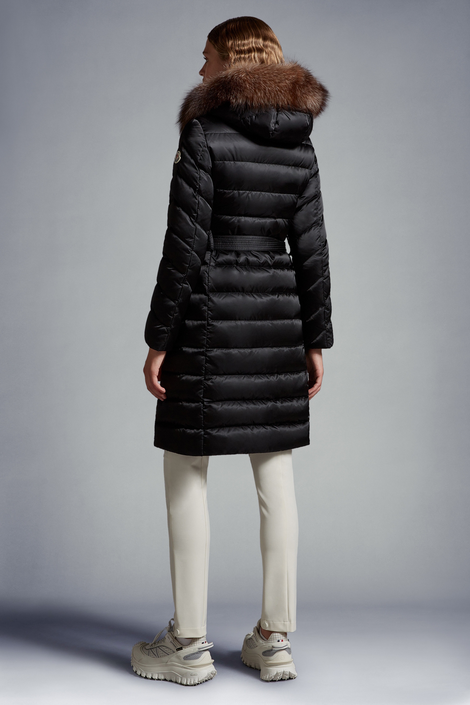 Moncler Leersie Long Down Jacket | REVERSIBLE