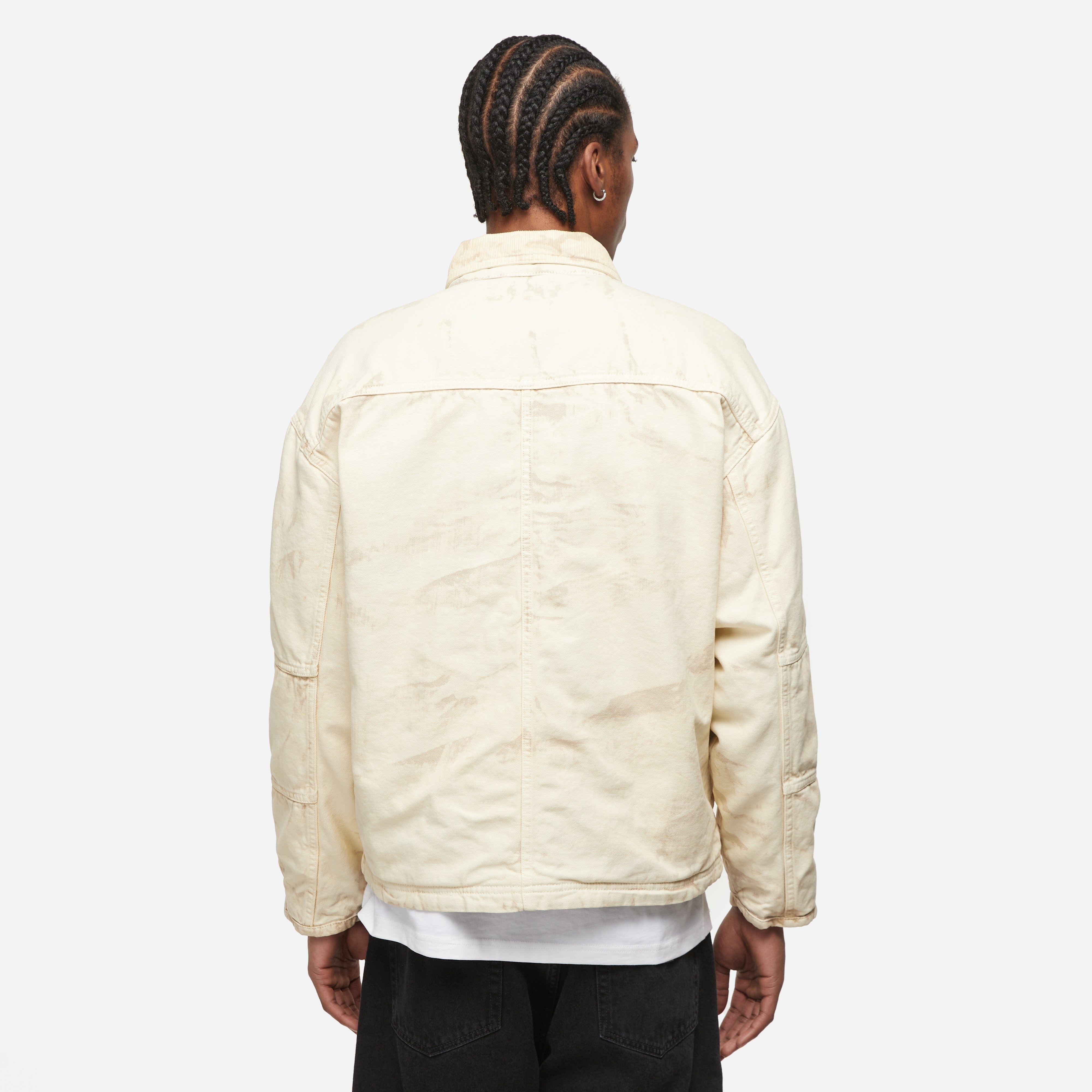 Stüssy Stussy Distressed Canvas Shop Jacket | thehipstore Stüssy Stussy Distressed Canvas Shop Jacket | thehipstore