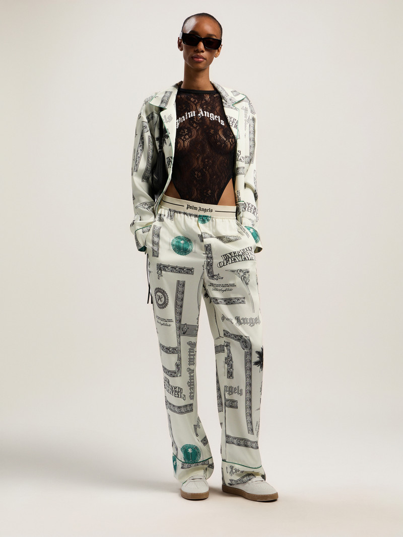 Palm Angels Dollar Print Pajama Pants | REVERSIBLE