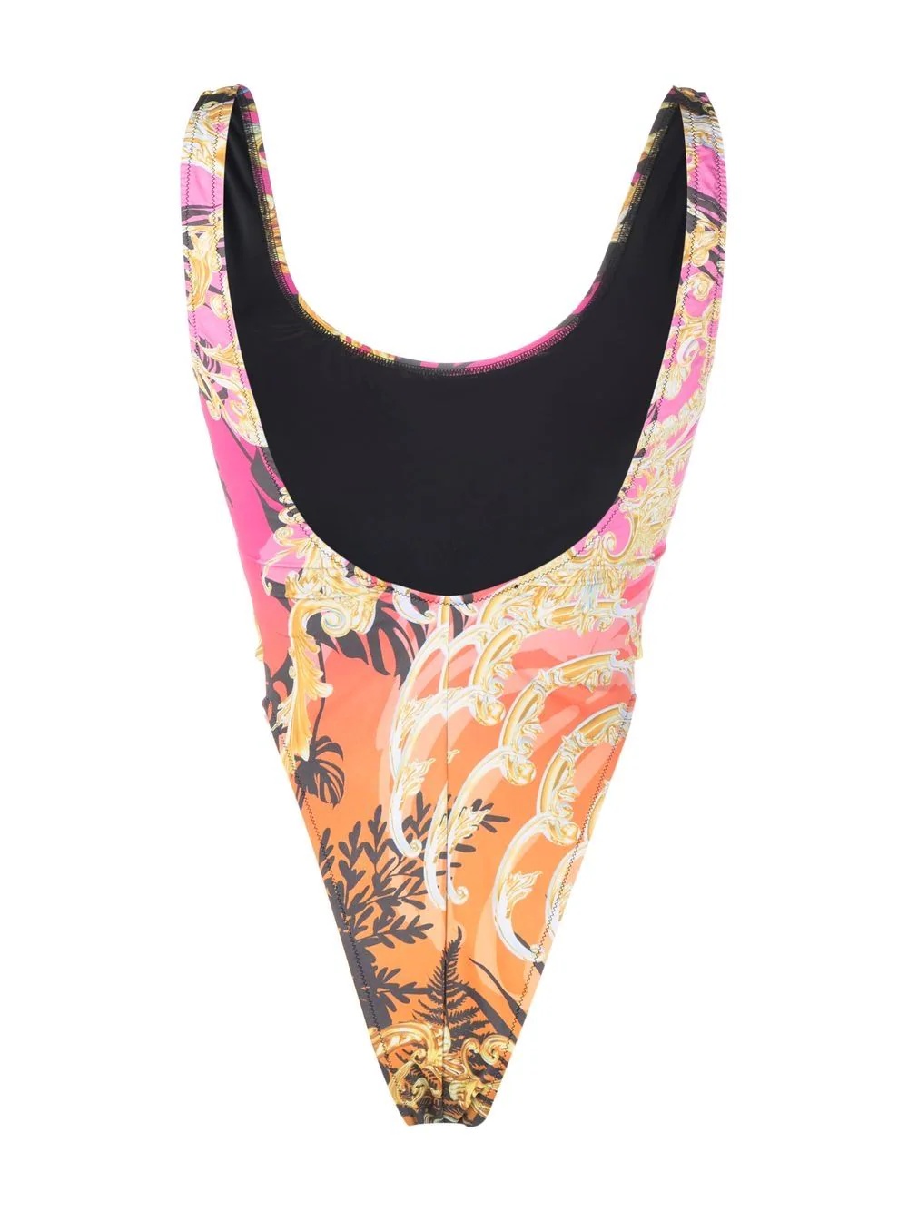 PHILIPP PLEIN baroque pattern-print swimsuit | REVERSIBLE