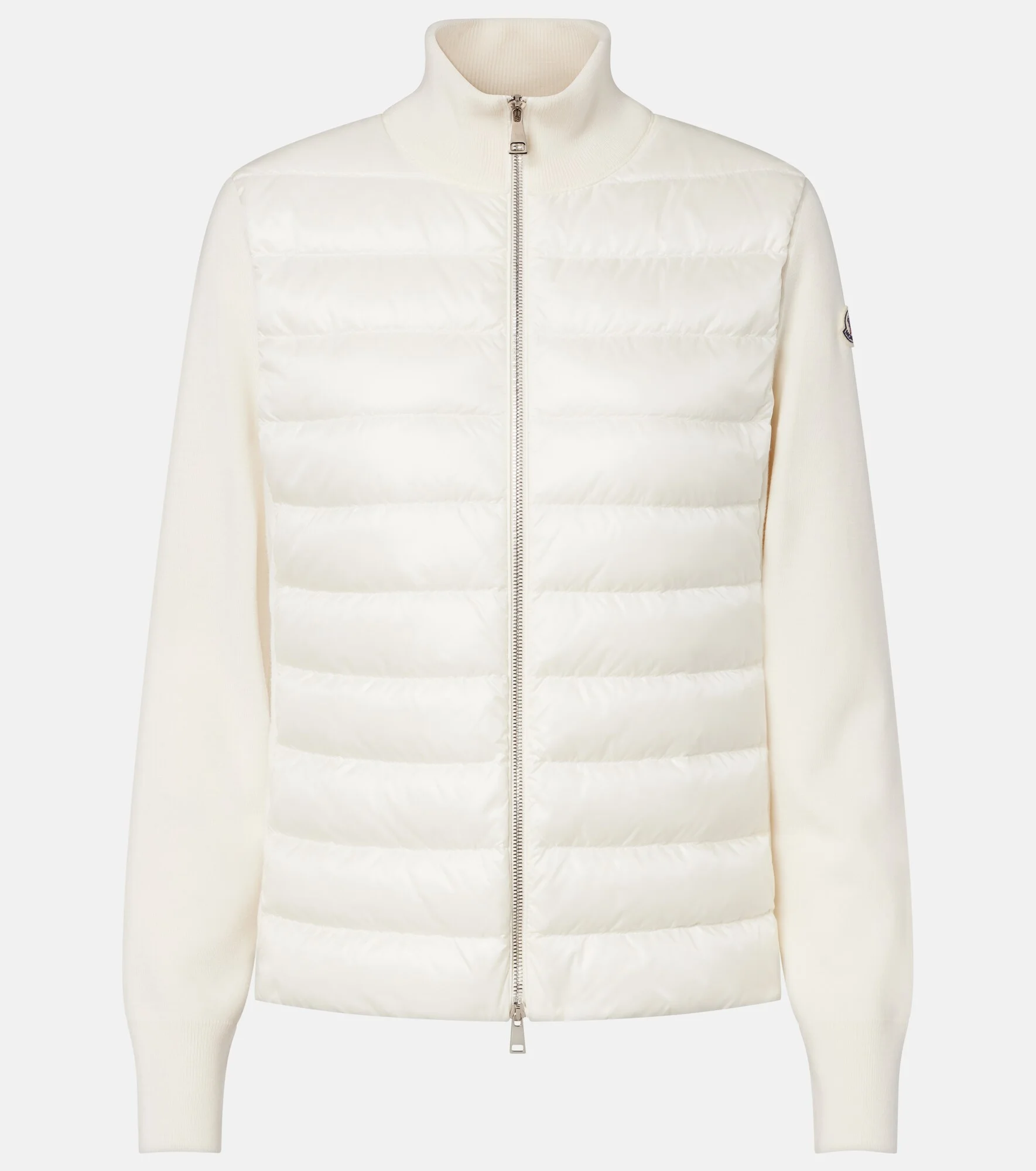 Moncler Down-paneled virgin wool cardigan - P01197429 | REVERSIBLE