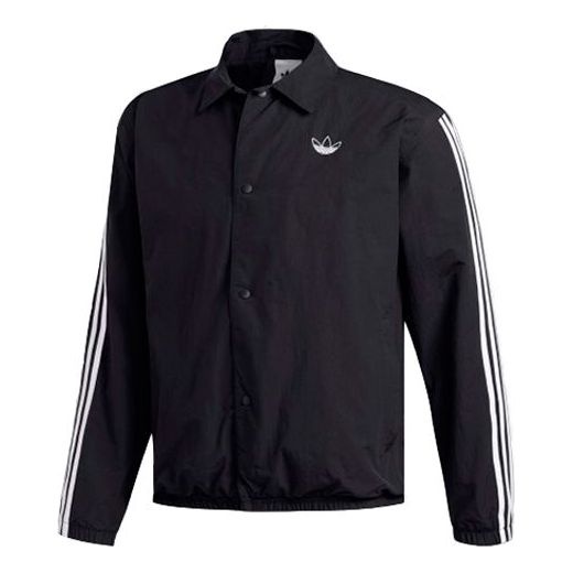 adidas adidas originals Trefoil Shirt Button baseball uniform Jacket ...