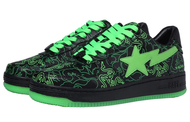 A BATHING APE® A BATHING APE X Razer Bape Sta 'Black Neon Green' 1I23 ...