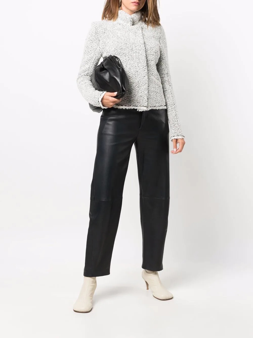 Isabel Marant textured-finish cropped jacket | REVERSIBLE