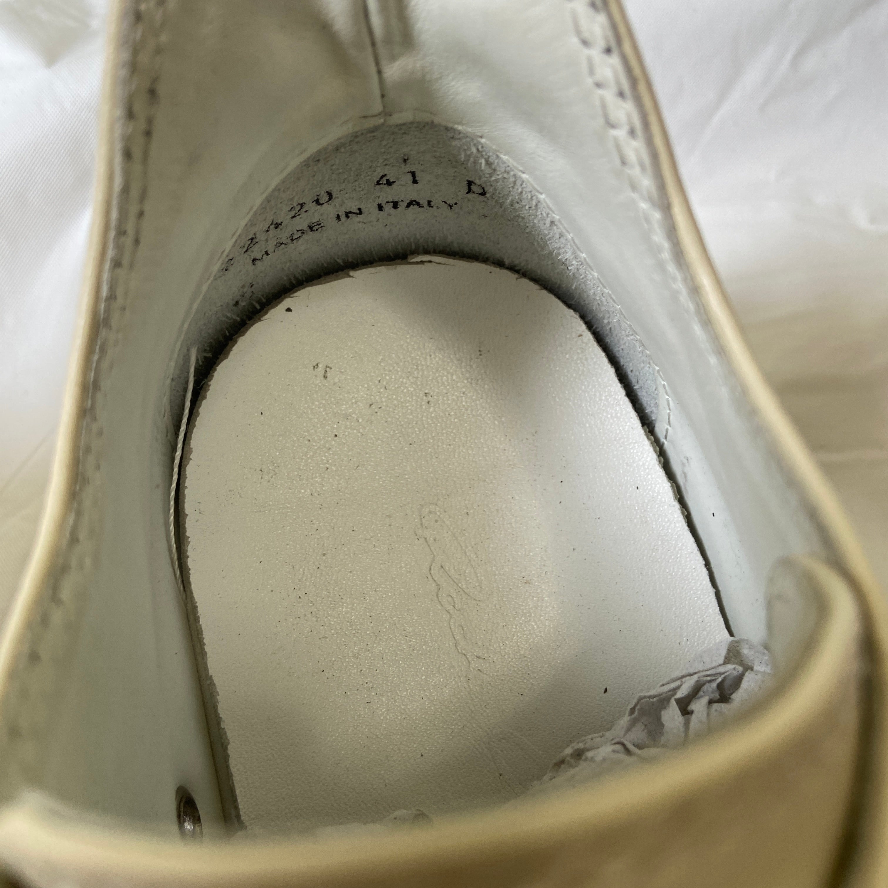 Rick Owens Rick owens low top leather milk ramones with transparent ...