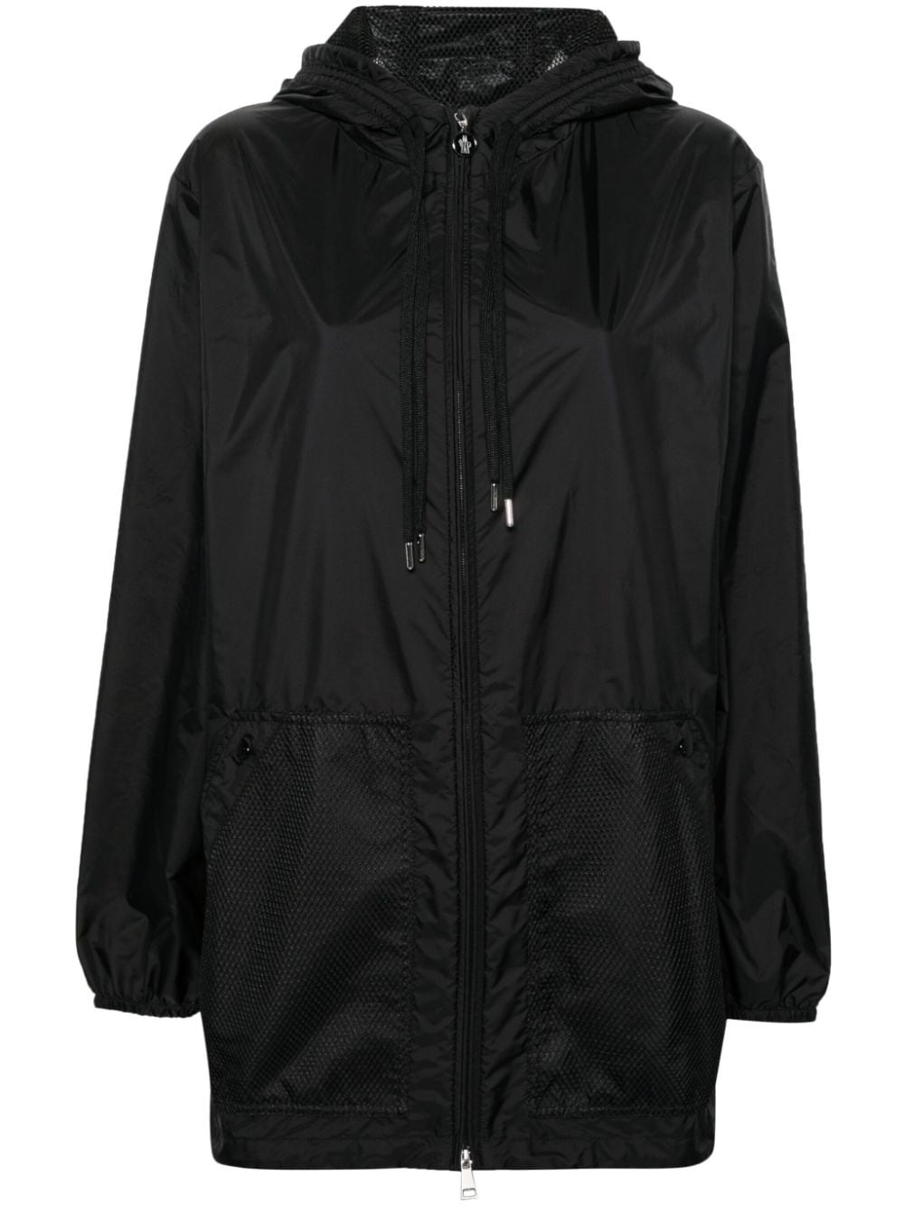 Moncler mesh-panels hooded jacket | REVERSIBLE