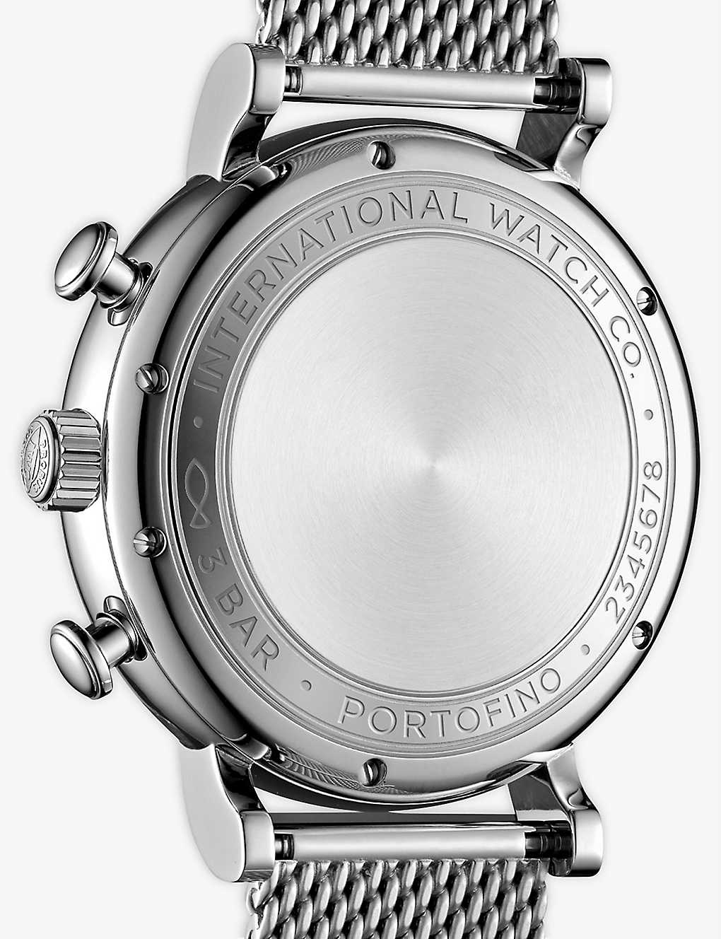 IWC Schaffhausen IW356505 Portofino stainless-steel automatic watch ...
