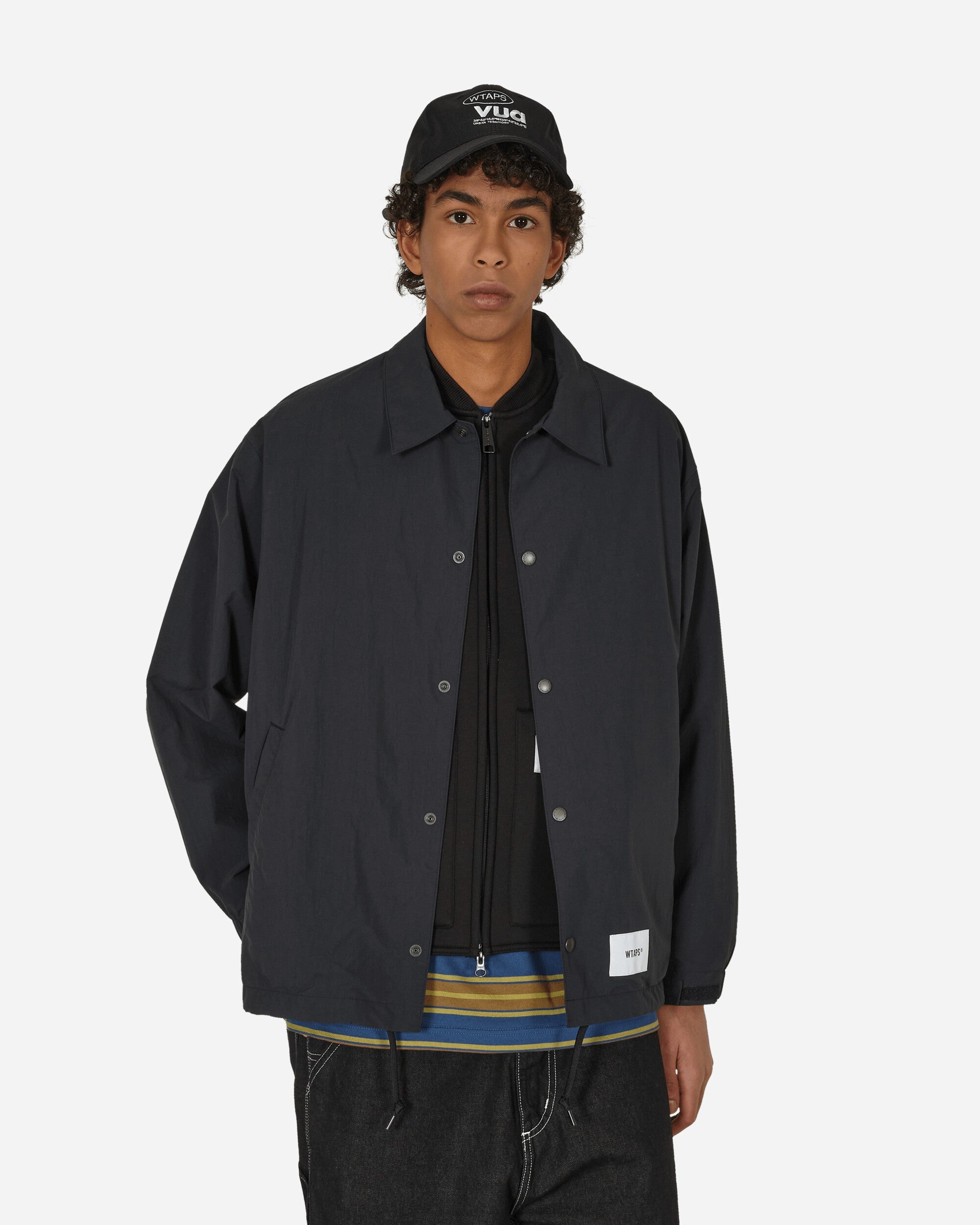 WTAPS Chief Jacket Black | slamjam | REVERSIBLE