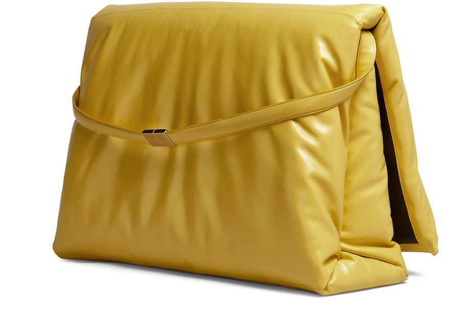 Marni Maxi Prisma bag in calfskin leather | REVERSIBLE
