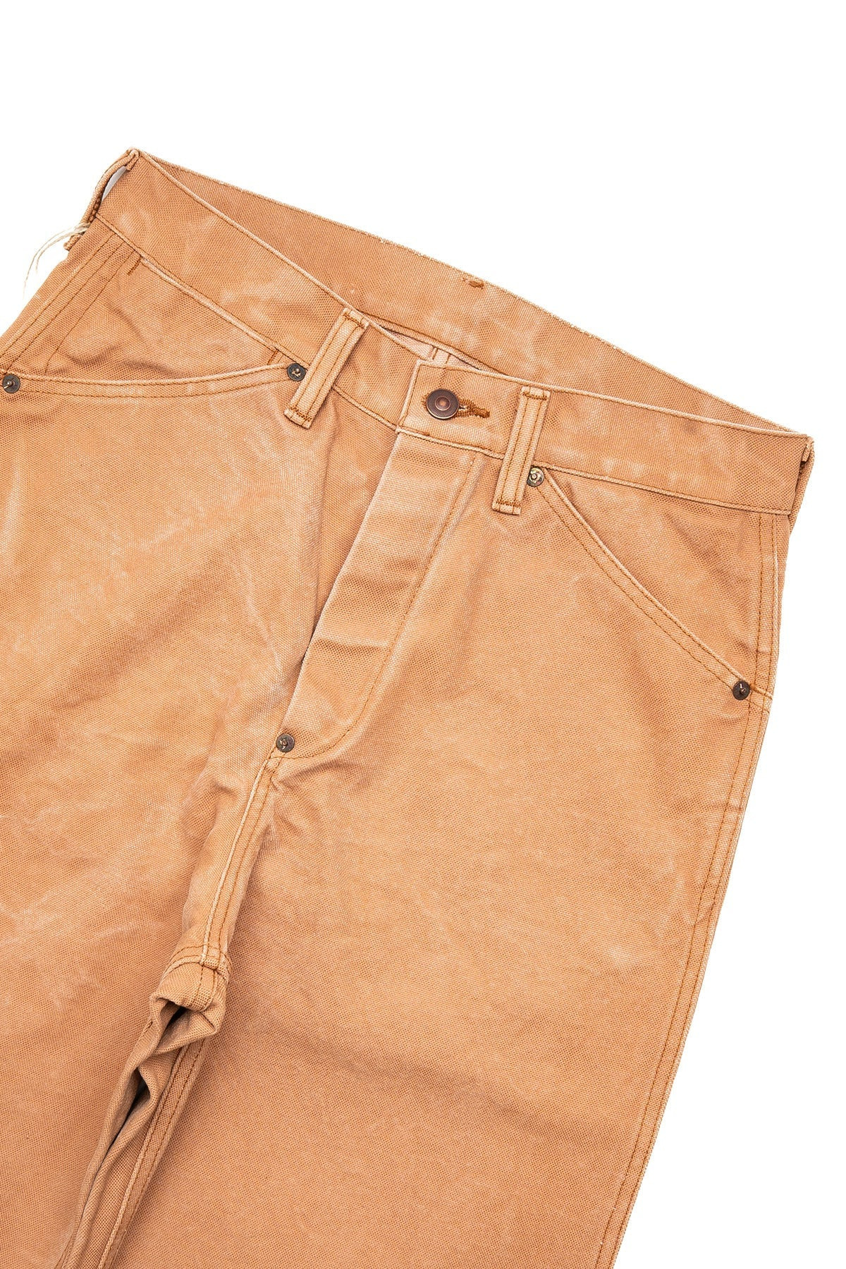 FULLCOUNT Persimmon Tannin Dye Heavy Duck Work Pants - Wide | REVERSIBLE
