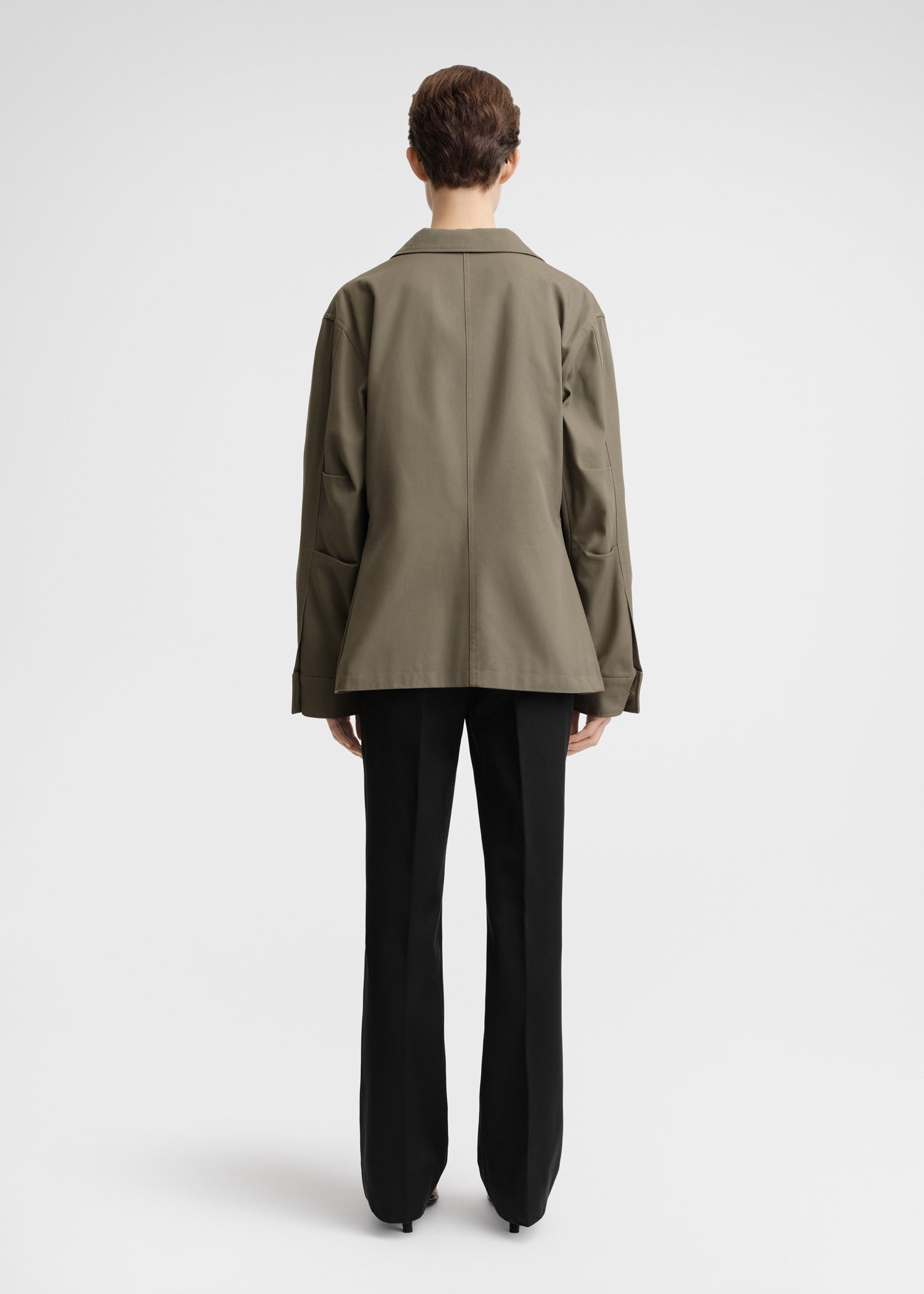 Totême Army jacket khaki green | REVERSIBLE Totême Army jacket khaki green | REVERSIBLE