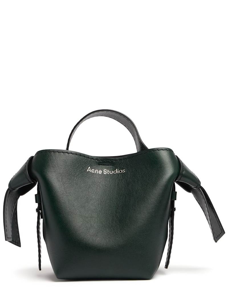 Acne Studios Mini Musubi leather top handle bag | REVERSIBLE