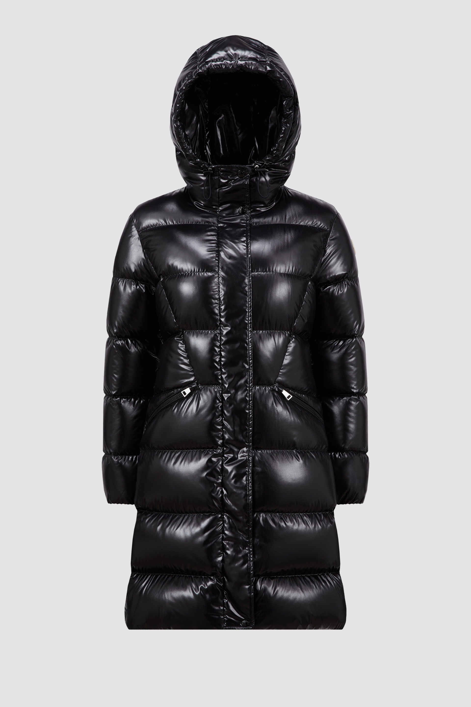 Moncler Bellevue Long Down Jacket | REVERSIBLE