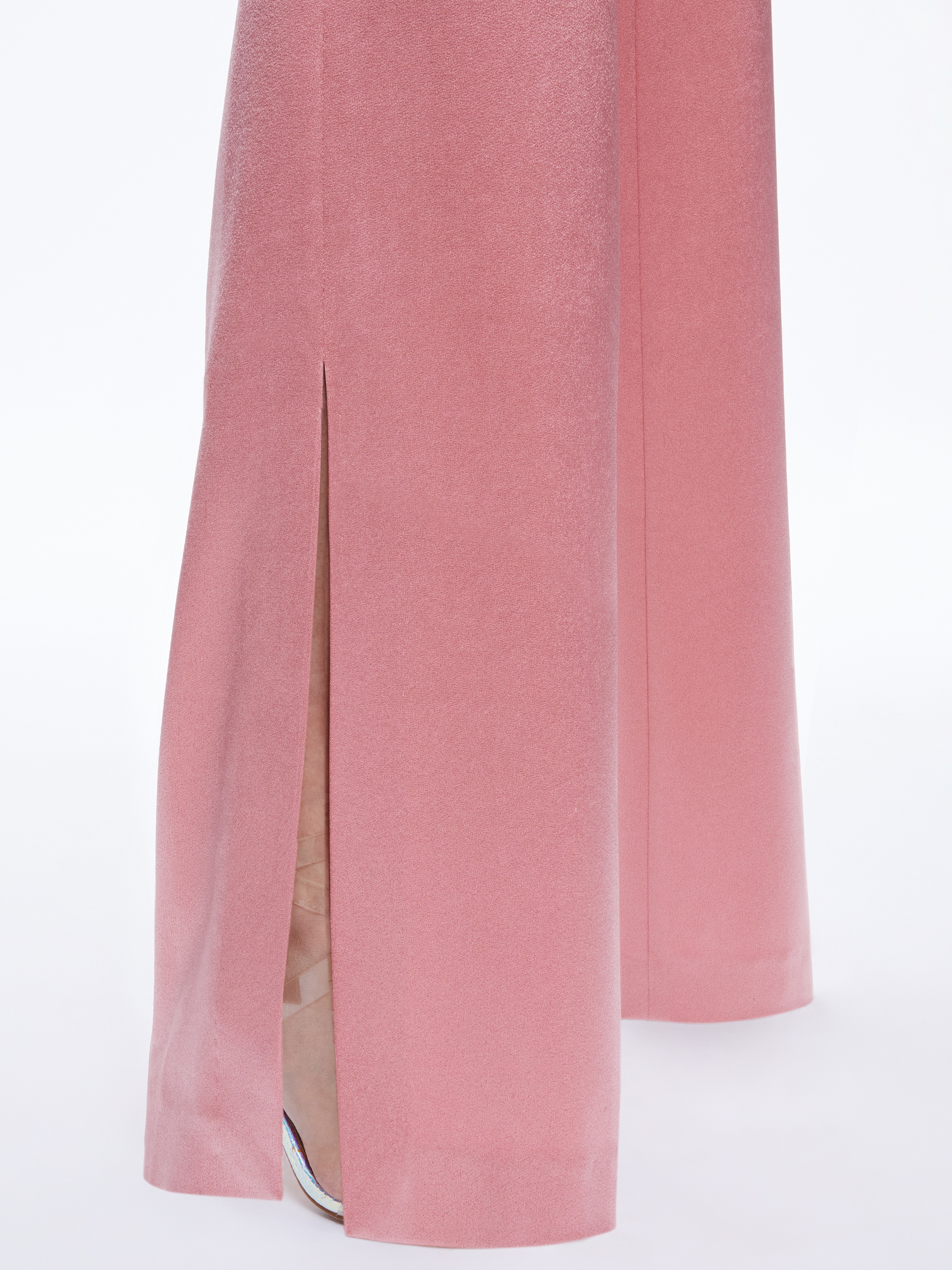 Alice + Olivia JC WIDE LEG SIDE SLIT PANT | REVERSIBLE