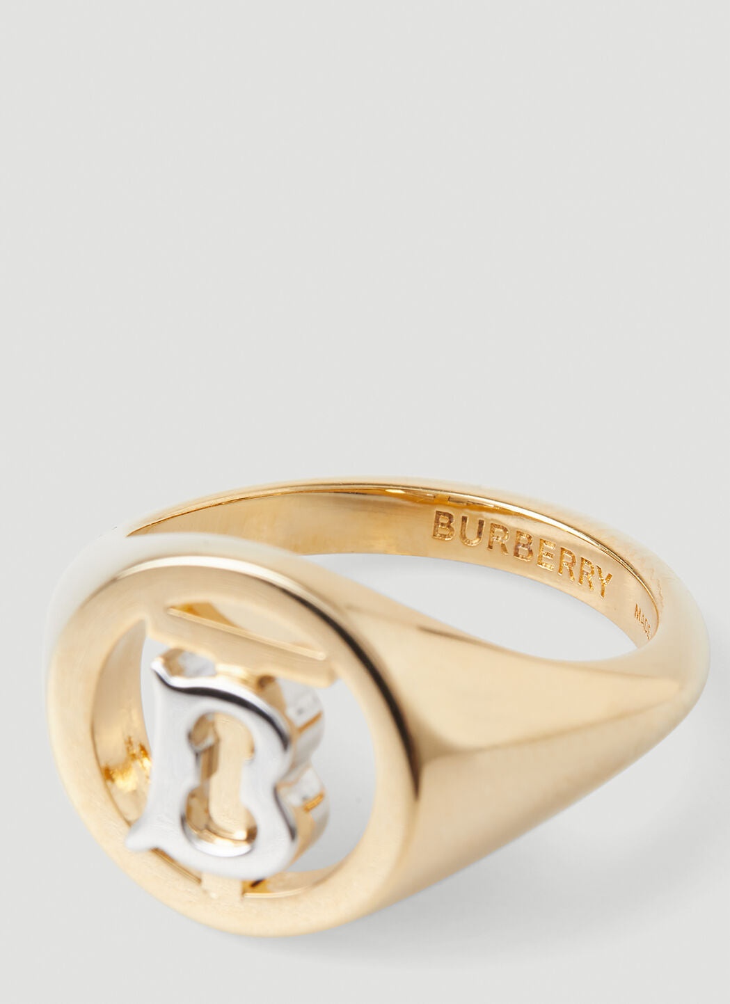 Burberry Burberry Women Logo Cut Out Signet Ring | luosophy | REVERSIBLE