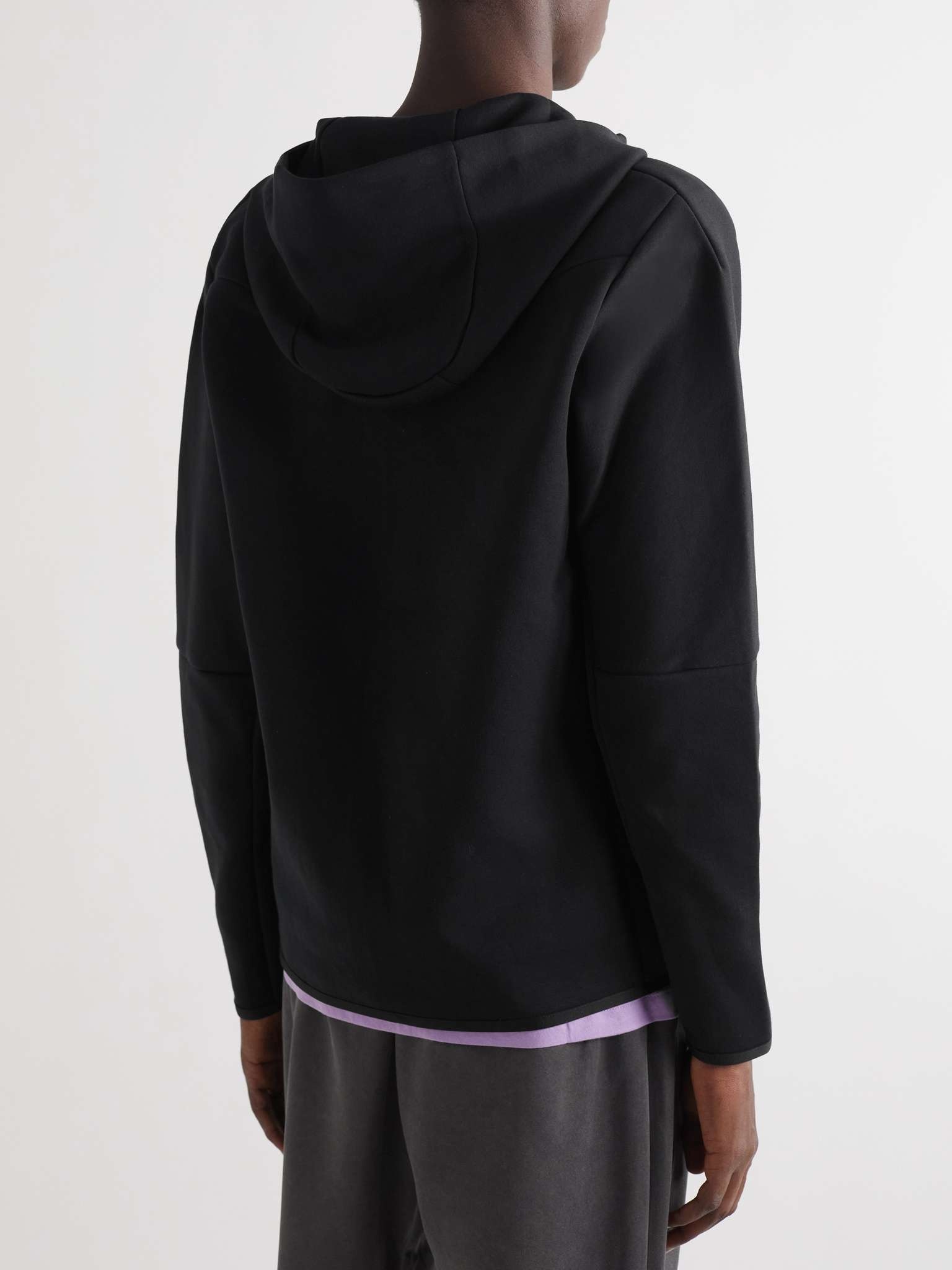 Nike Sportswear Taped Cotton-Blend Tech Fleece Zip-Up Hoodie | REVERSIBLE