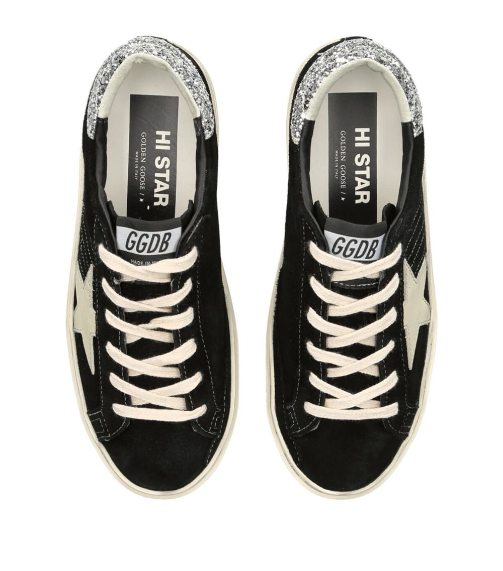 Golden Goose Suede Hi Star Sneakers | REVERSIBLE