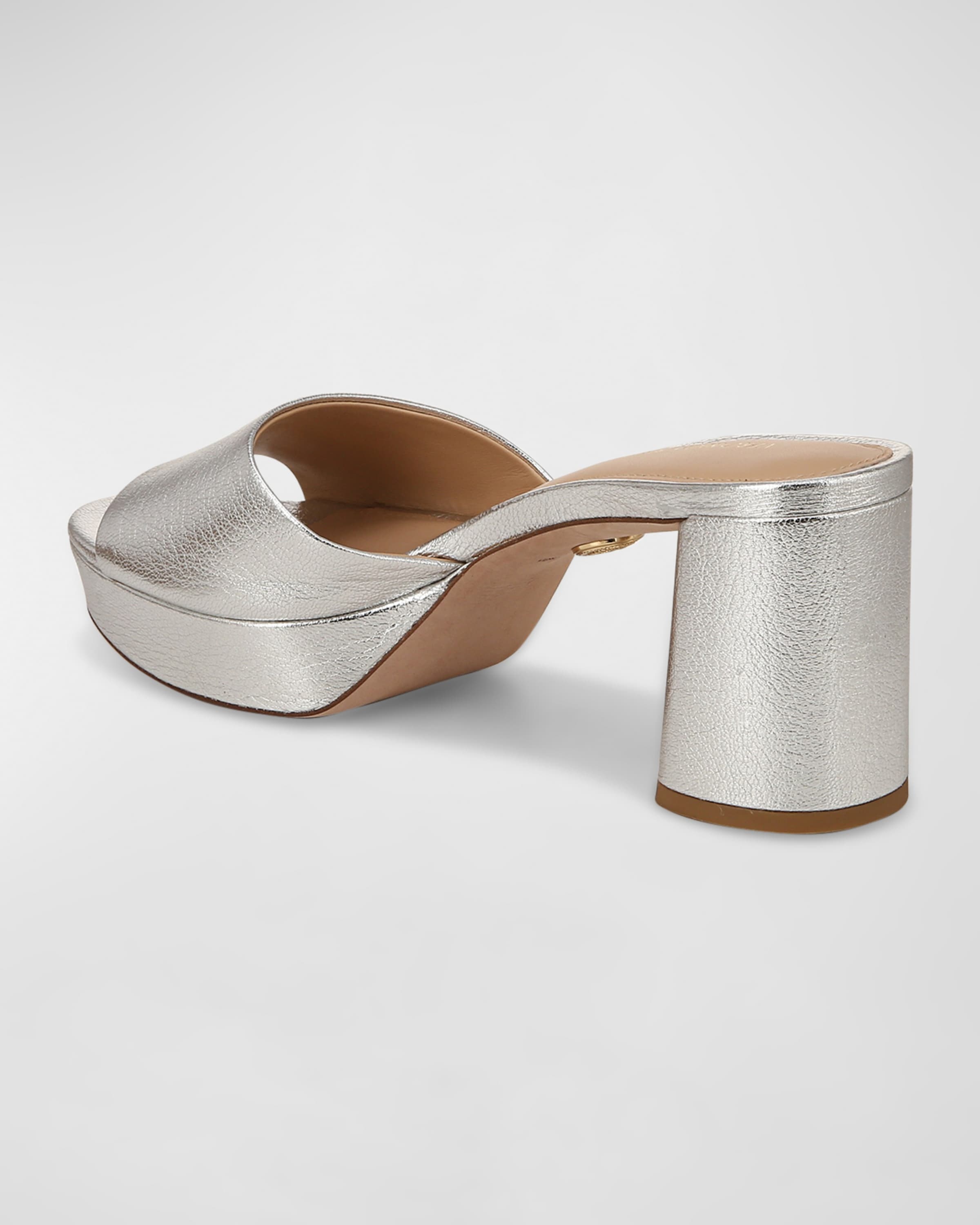 VERONICA BEARD Dali Metallic Platform Mule Sandals | REVERSIBLE