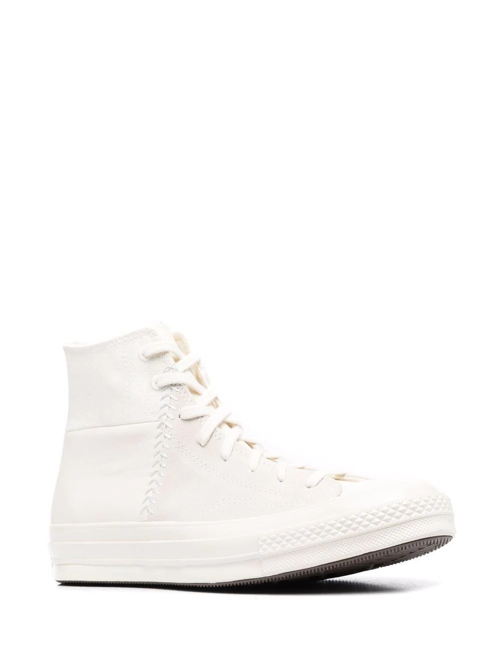 Converse stitched-patchwork high-top sneakers | REVERSIBLE