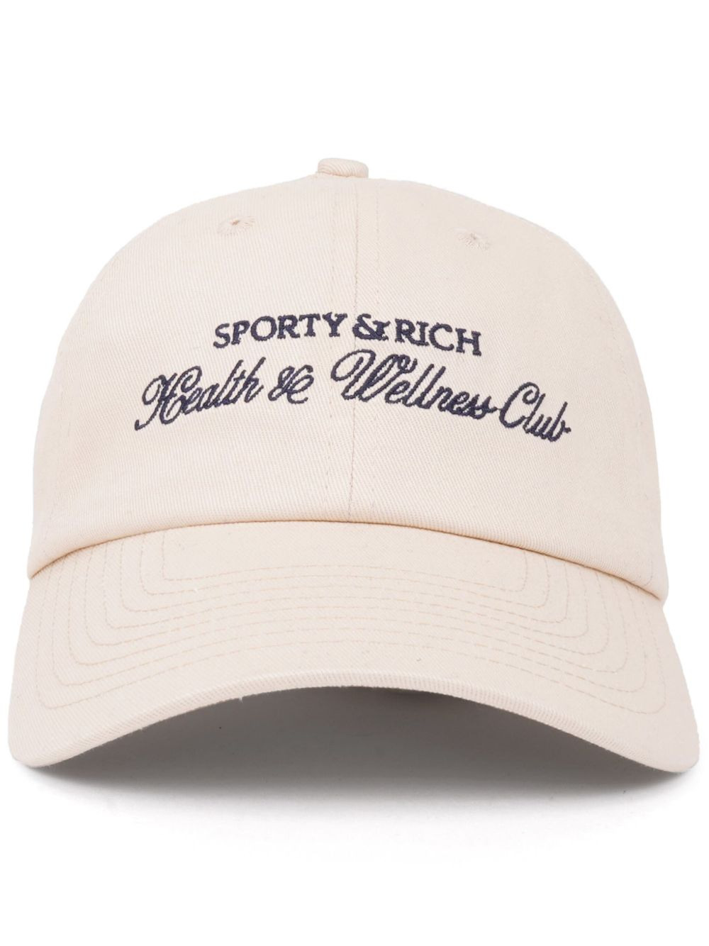 Sporty & Rich H&W Club logo-embroidered cap | REVERSIBLE