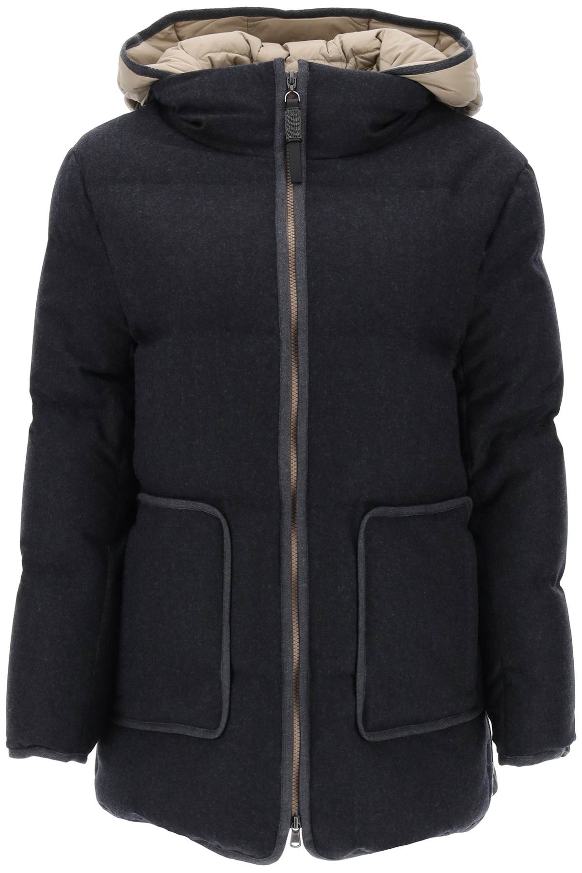 Brunello Cucinelli Brunello Cucinelli Knitted Puffer Jacket Women ...