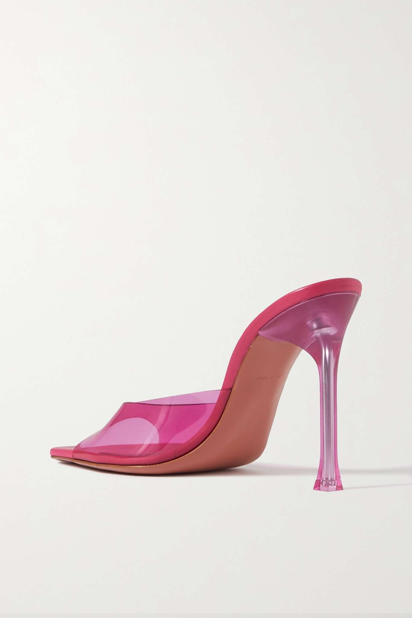 Amina Muaddi Alexa PVC mules | REVERSIBLE