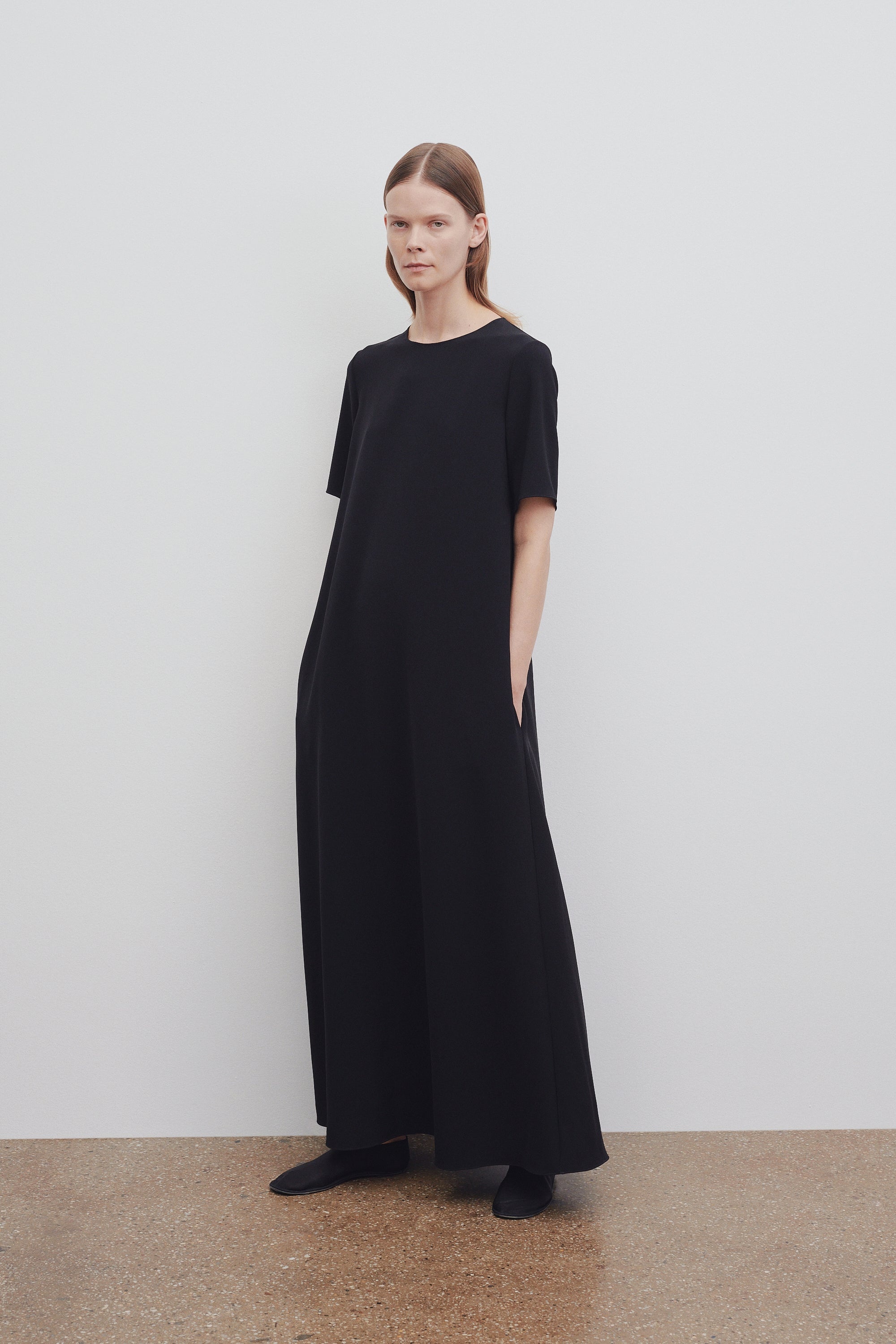 The Row Robi Dress in Cady | REVERSIBLE