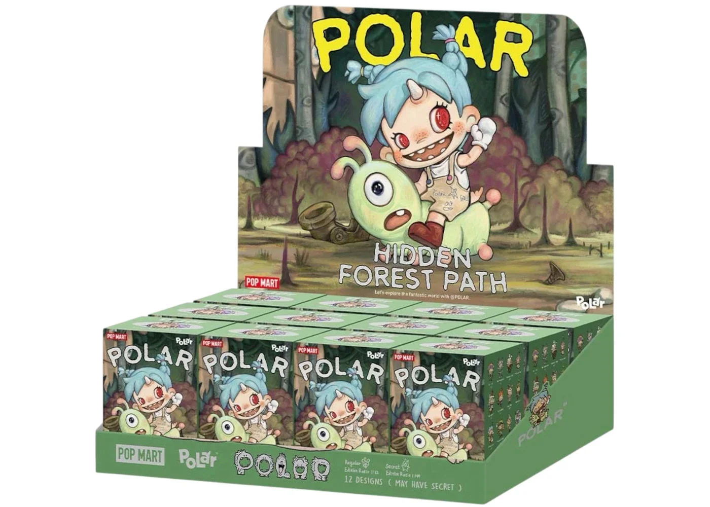 POP MART Pop Mart Polar-Season 2 Hidden Forest Path Series Figures ...