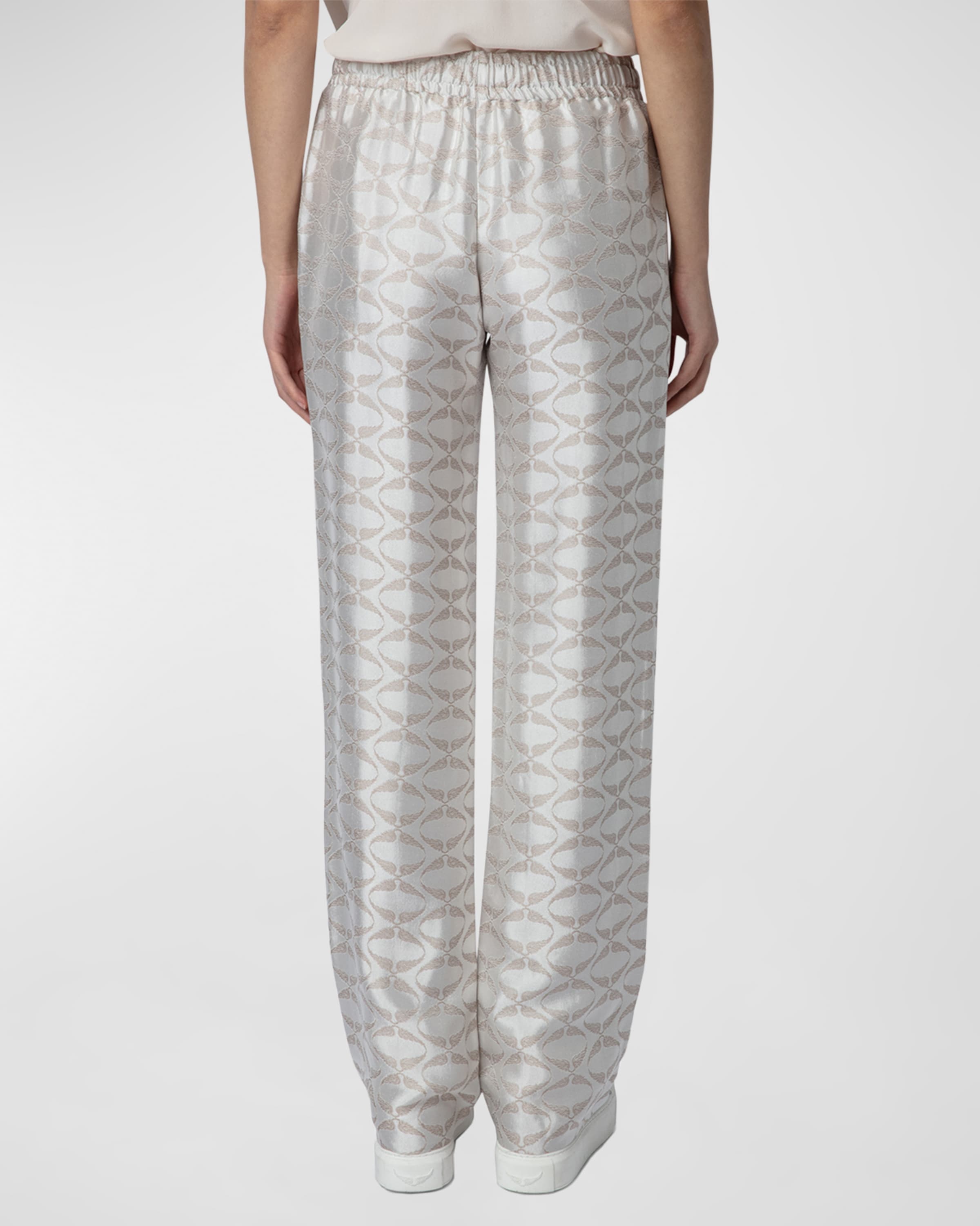 Zadig & Voltaire Pomy Jacquard Wings Pants | REVERSIBLE