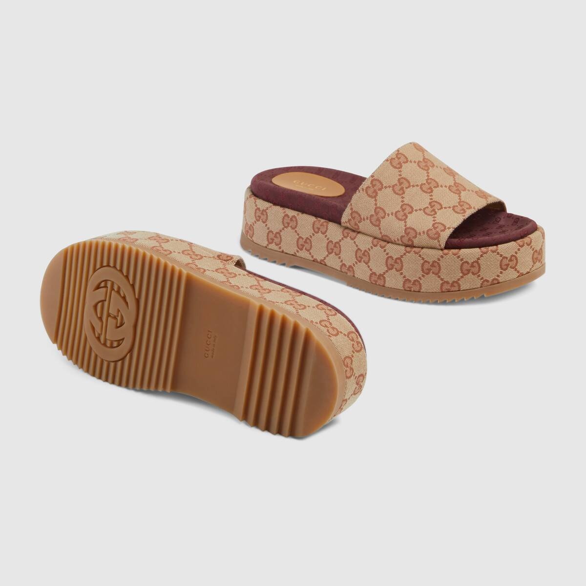 GUCCI Women s Original GG slide sandal REVERSIBLE