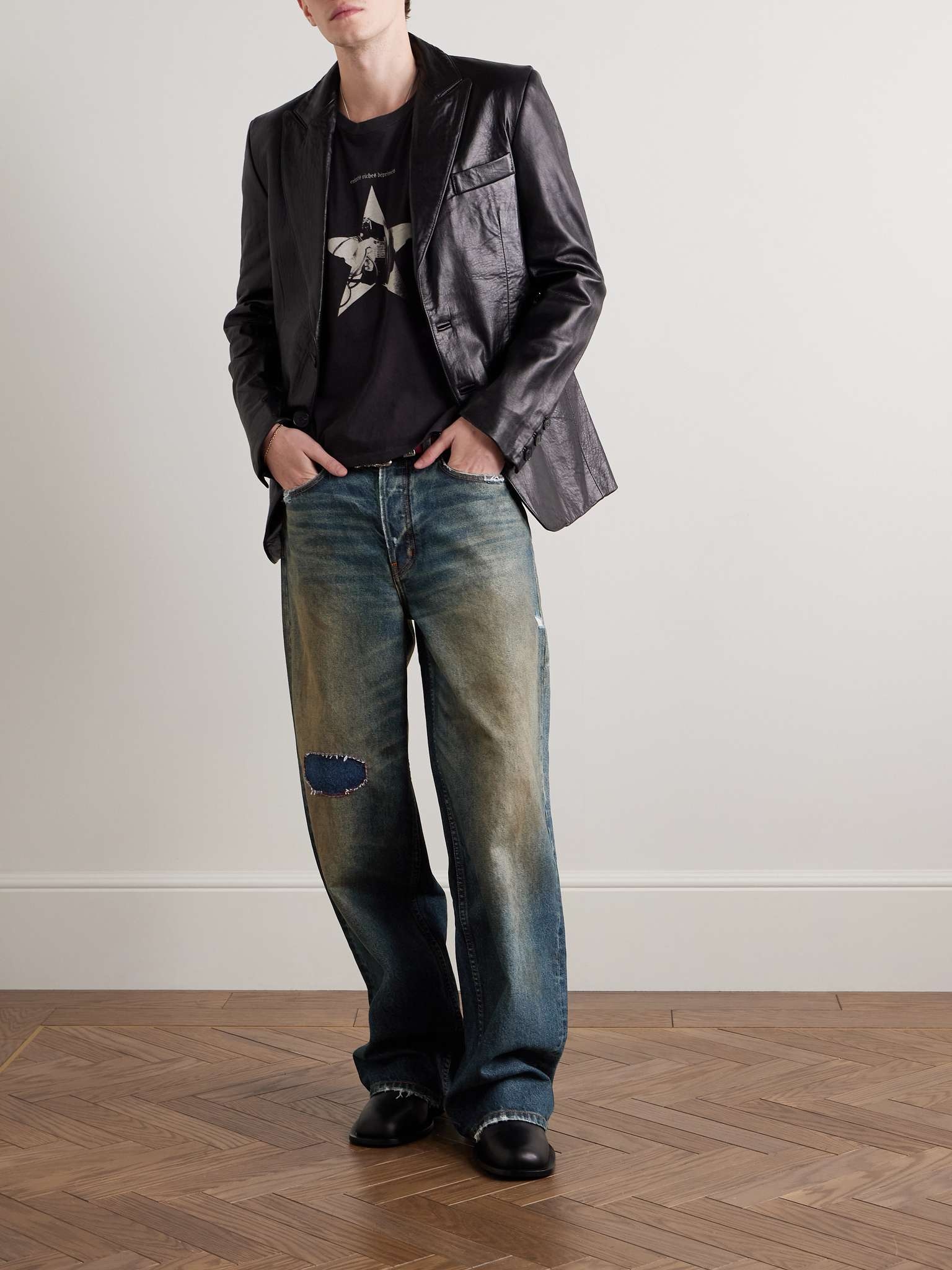 Enfants Riches Déprimés Corpse Pose Wide-Leg Distressed Jeans | REVERSIBLE