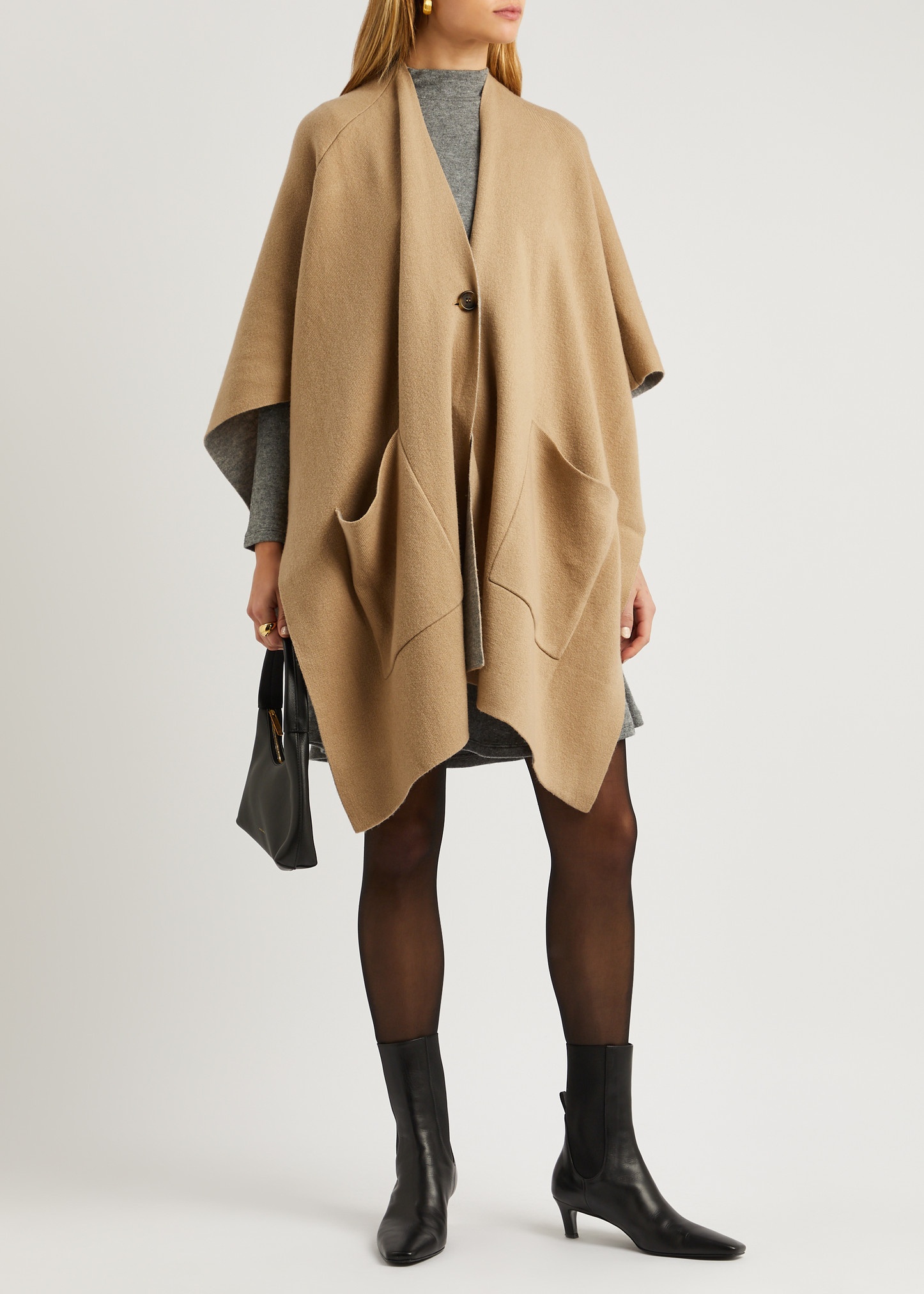 Vince Wool-blend cape | REVERSIBLE