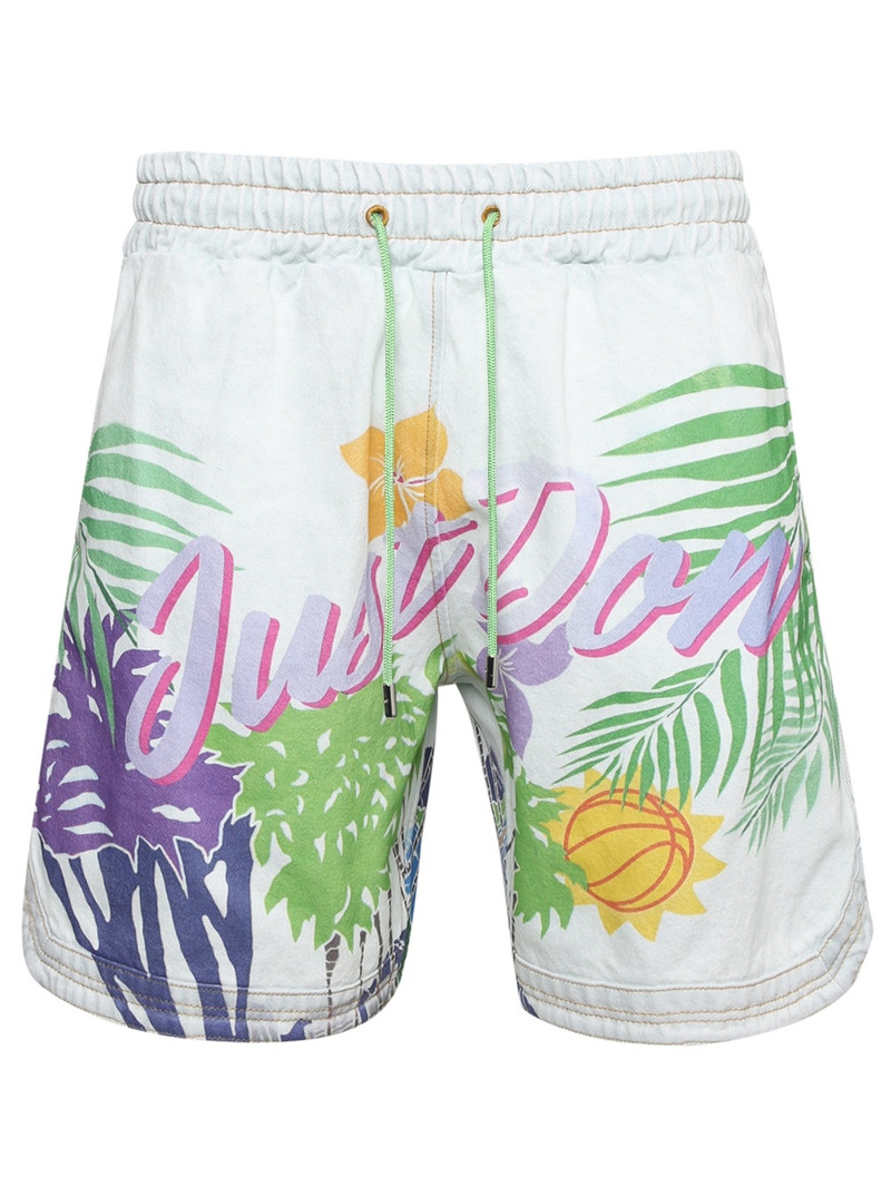 Just Don Palm Shorts Blue - 32JUSB02 226345 80 | REVERSIBLE