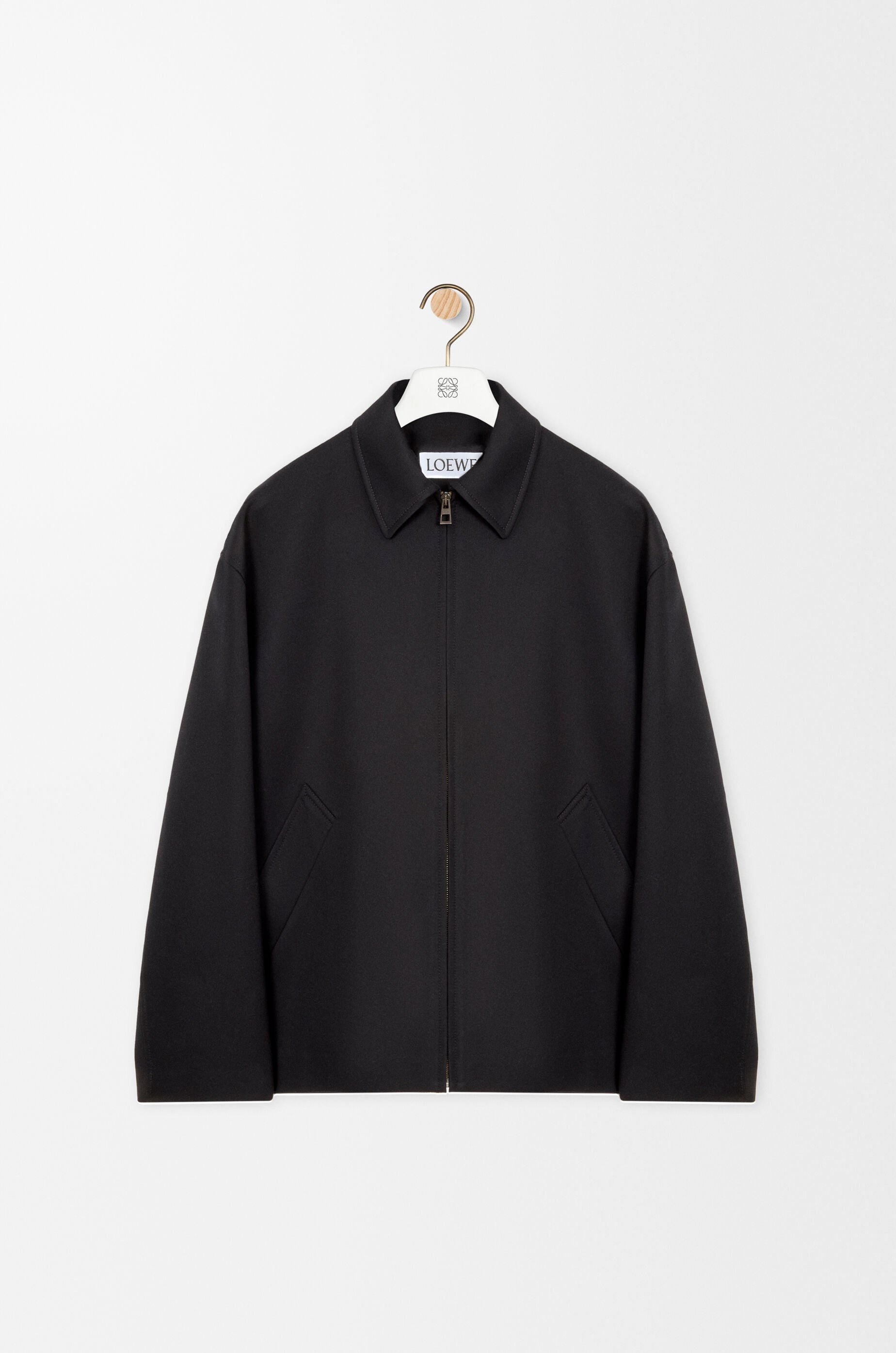 Loewe Draped jacket in cotton and silk | REVERSIBLE