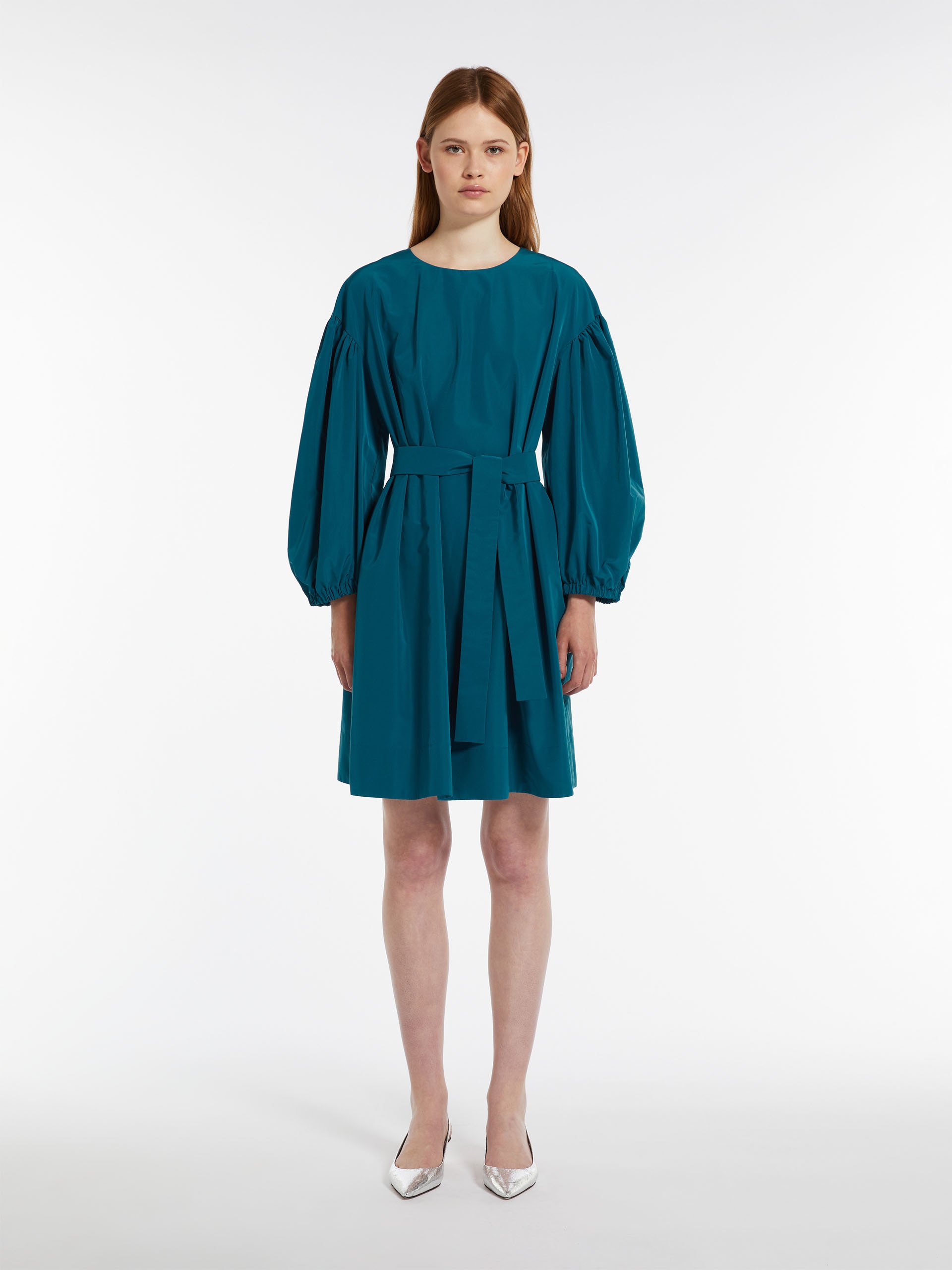 Max Mara JANGY Oversized taffeta dress | REVERSIBLE