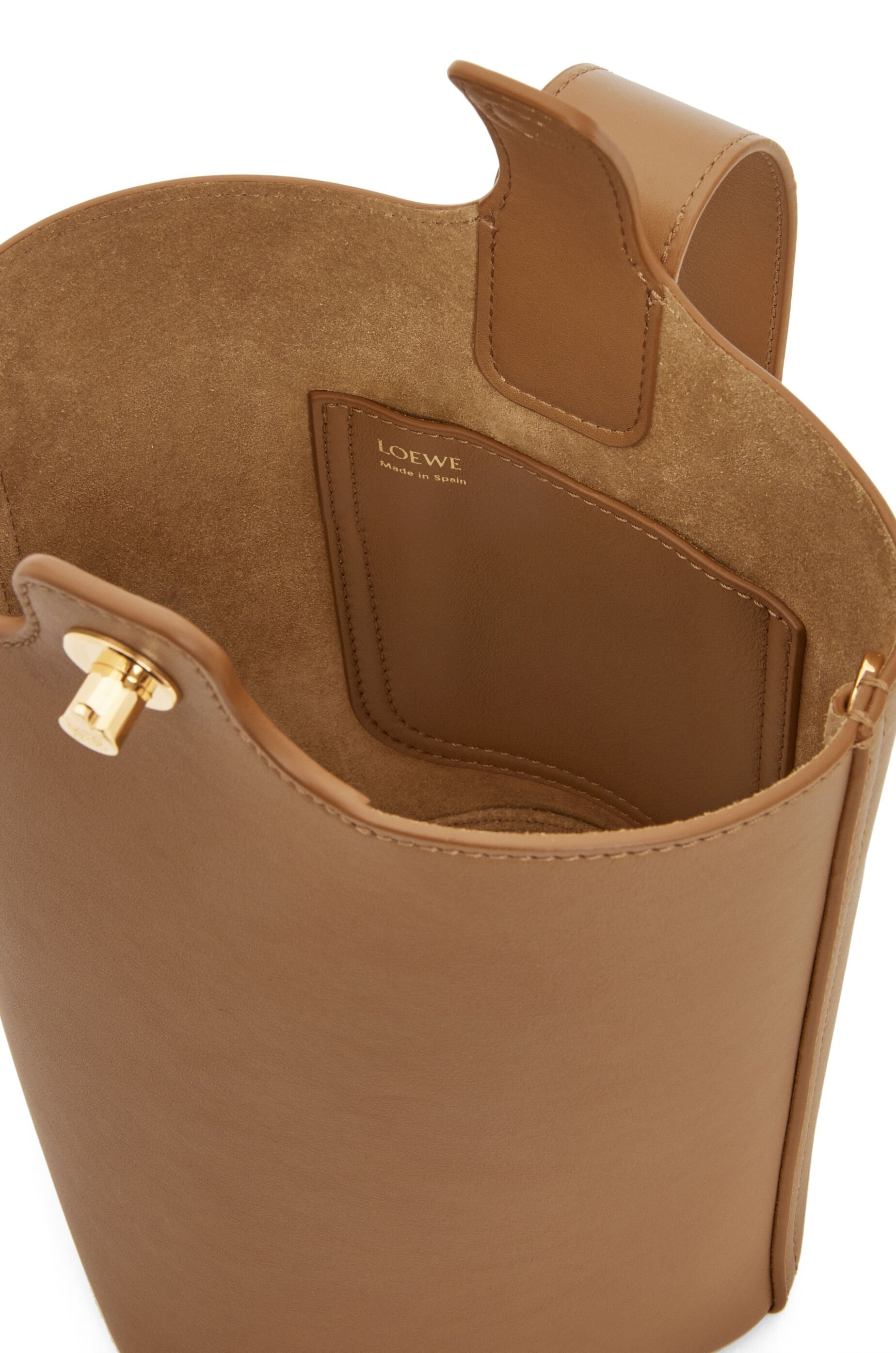 Loewe Mini Pebble Bucket bag in mellow calfskin | REVERSIBLE