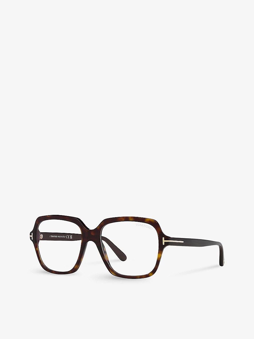 TOM FORD FT5908-B irregular-frame acetate glasses | REVERSIBLE