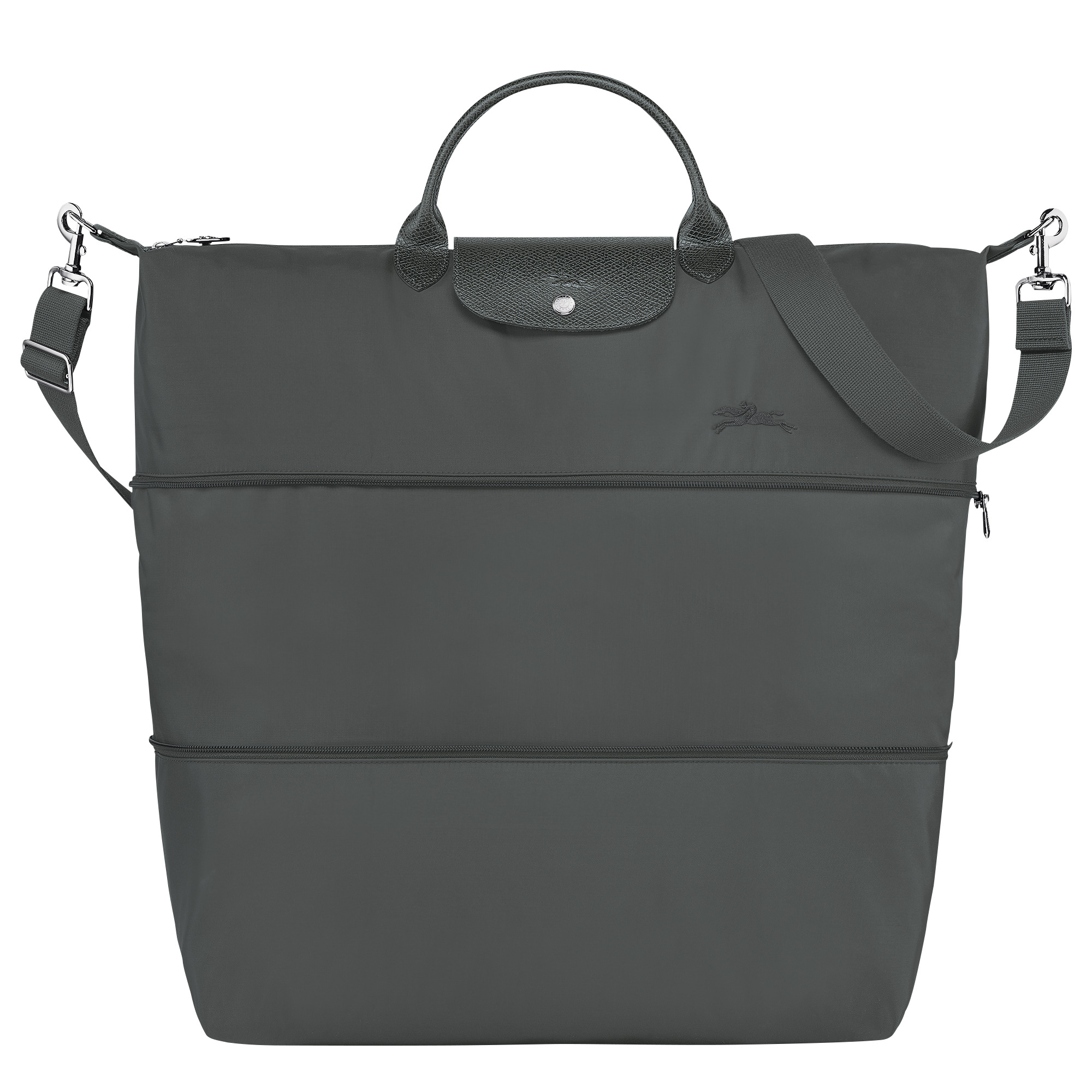 Longchamp Le Pliage Green Travel bag expandable Graphite - Recycled ...