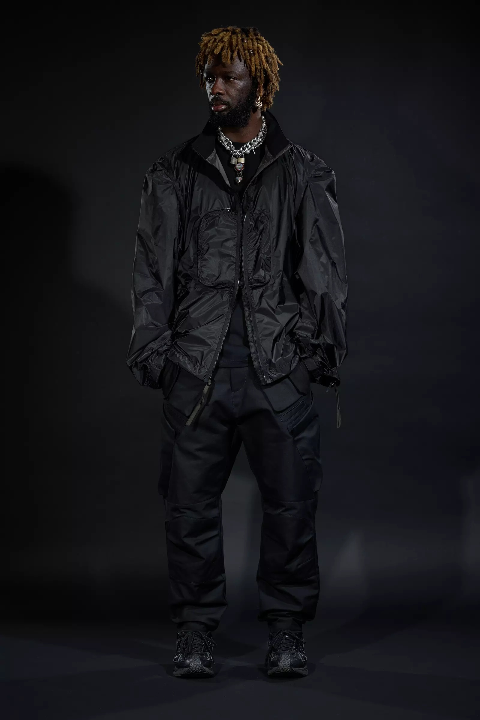 ACRONYM P24A-KI Cotton Articulated BDU Trouser Black ACRONYM P24A-KI Cotton Articulated BDU Trouser Black