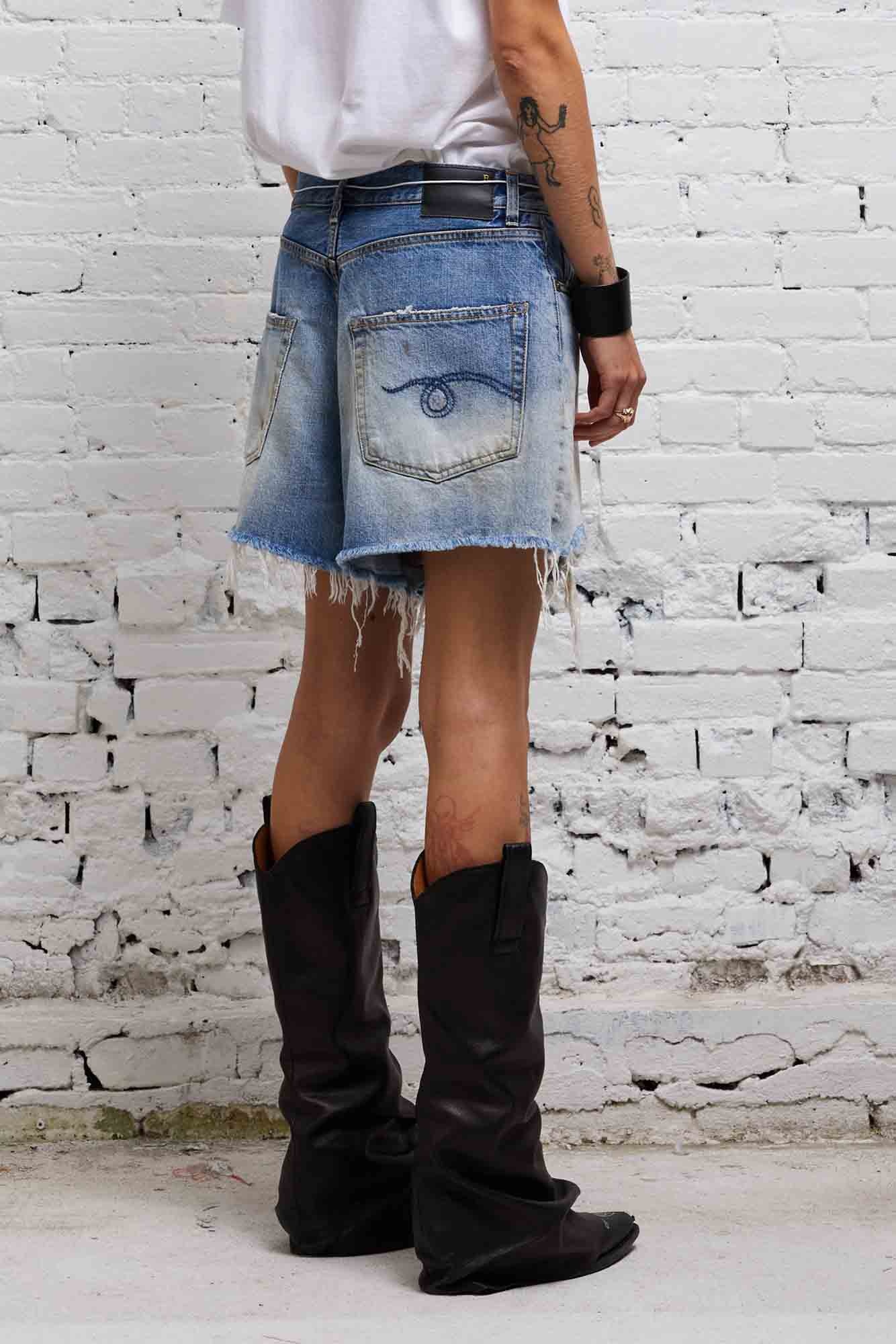 R13 VENTI SHORT - TURNER BLUE | REVERSIBLE