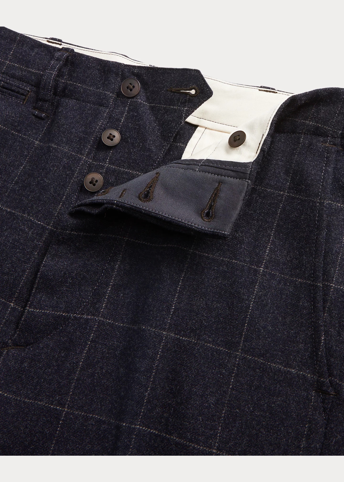 RRL by Ralph Lauren Windowpane Wool Officer’s Pant | REVERSIBLE