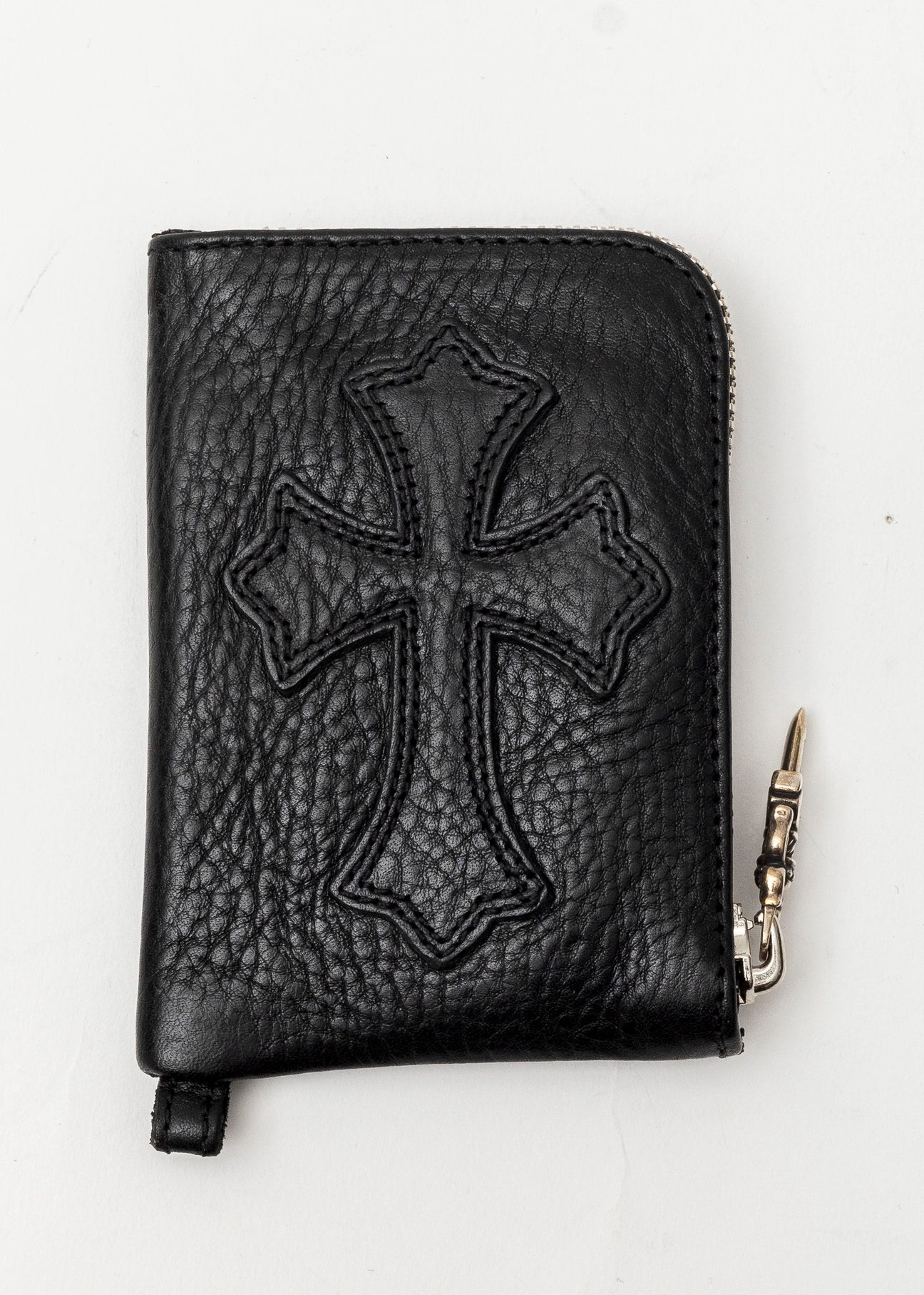 Chrome Hearts Chrome Hearts Black Patch Small Zip Wallet | REVERSIBLE