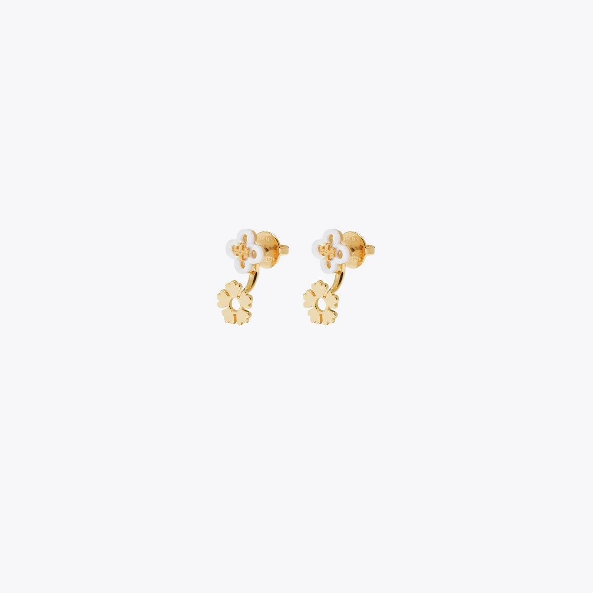 TORY BURCH Forget Me Not Front Back Earrings - 184408 | REVERSIBLE