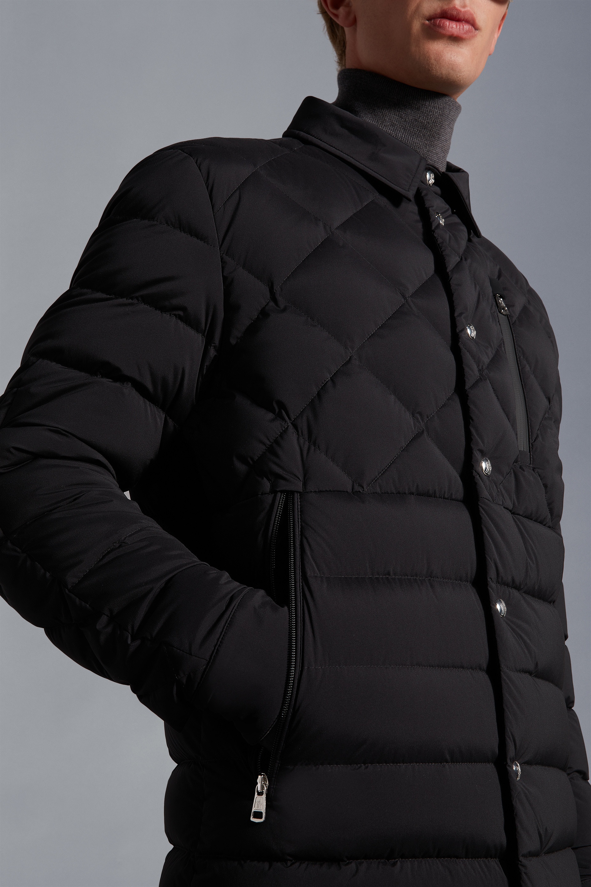Moncler Veillat Down Shacket | REVERSIBLE