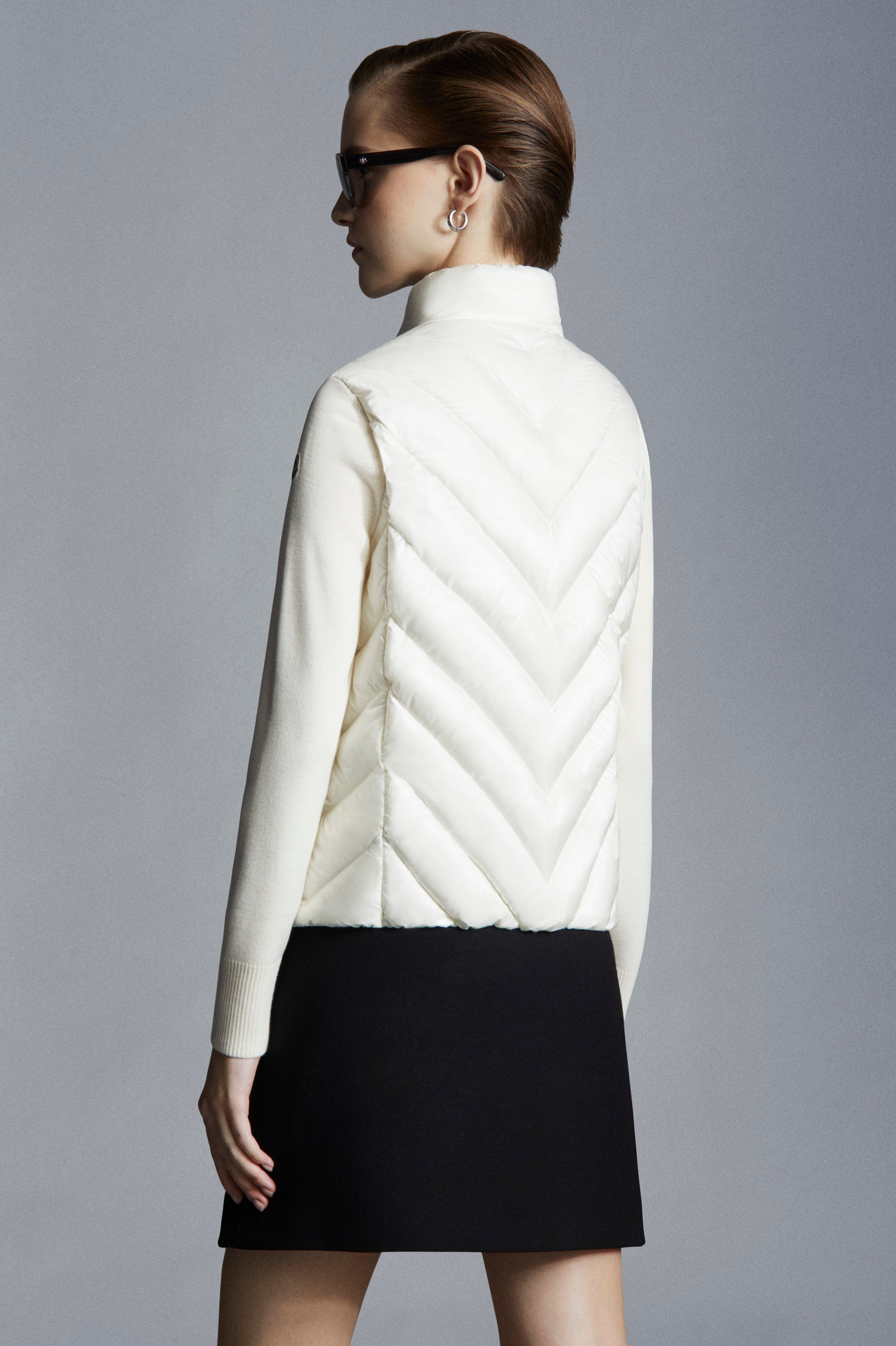 Moncler Padded Wool Cardigan | REVERSIBLE