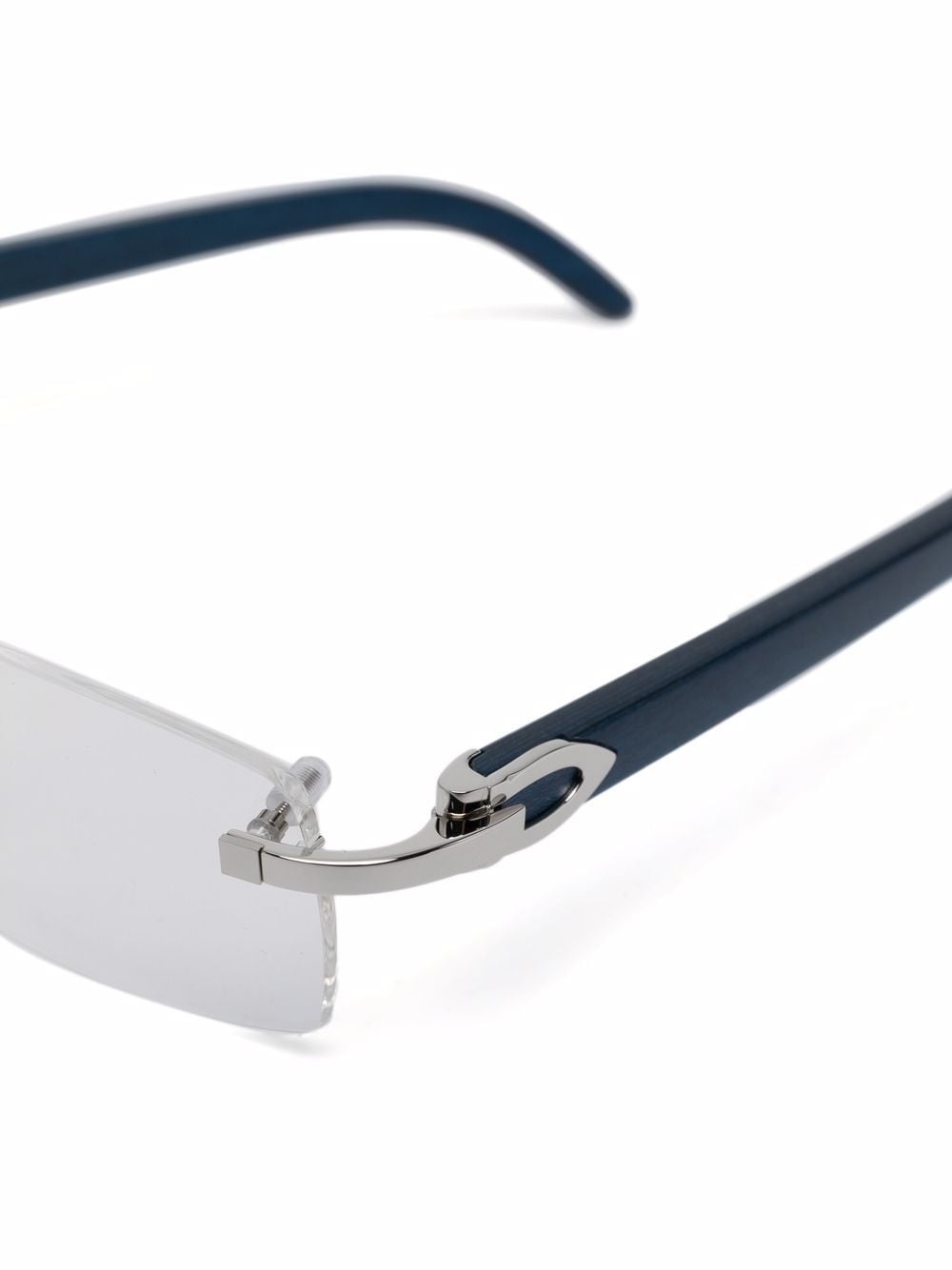 Cartier rimless square-frame glasses | REVERSIBLE