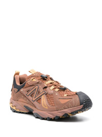 New Balance logo-appliqué leather sneakers - ML610XH | REVERSIBLE