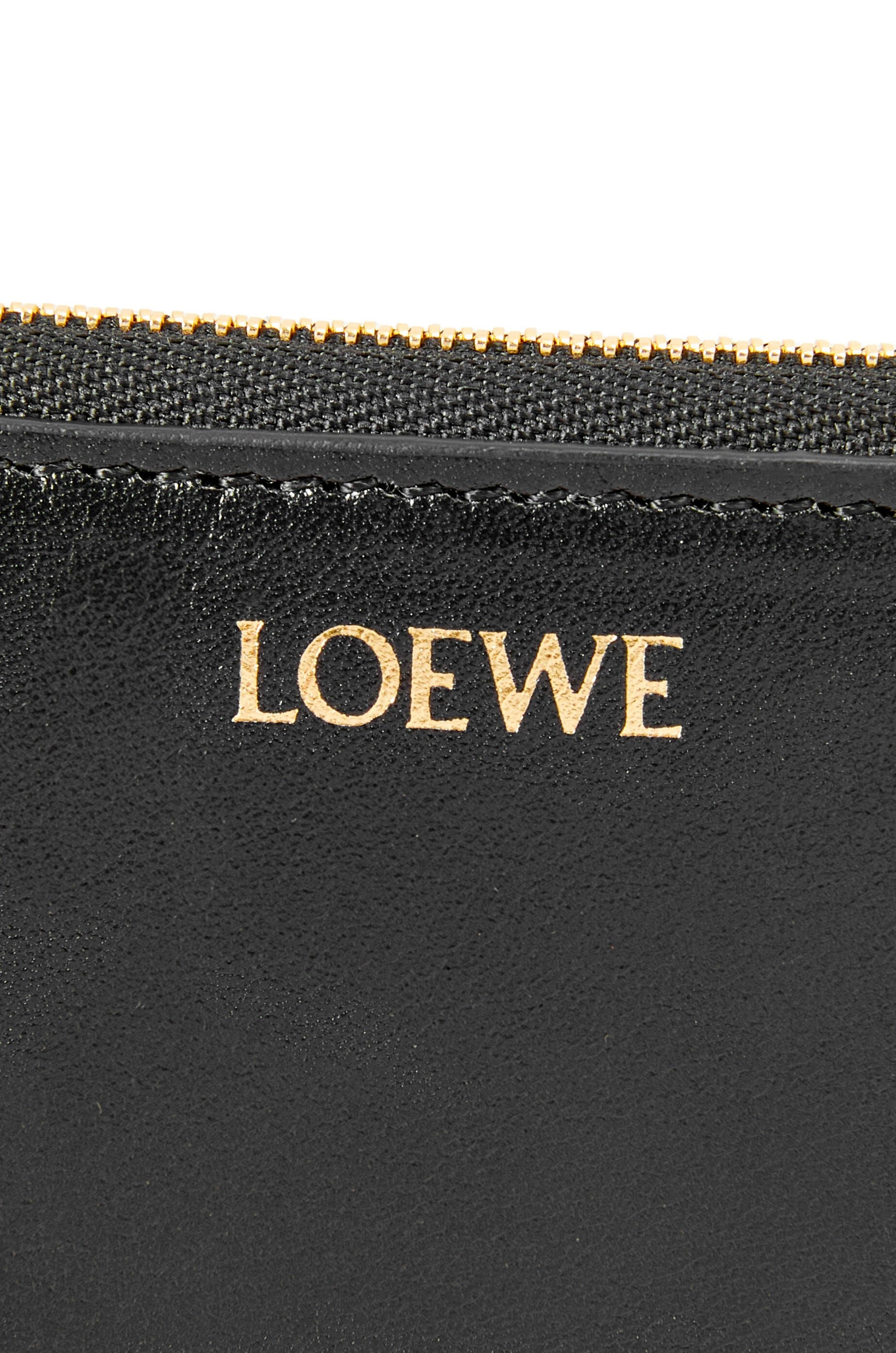 Loewe Knot compact zip wallet in shiny nappa calfskin | REVERSIBLE